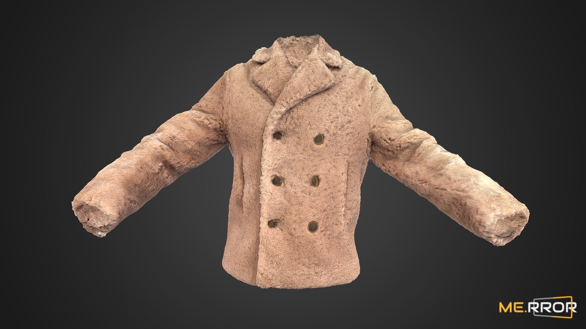 Brown Fur Coat - Buy Royalty Free 3D model by ME.RROR Studio (@merror ...