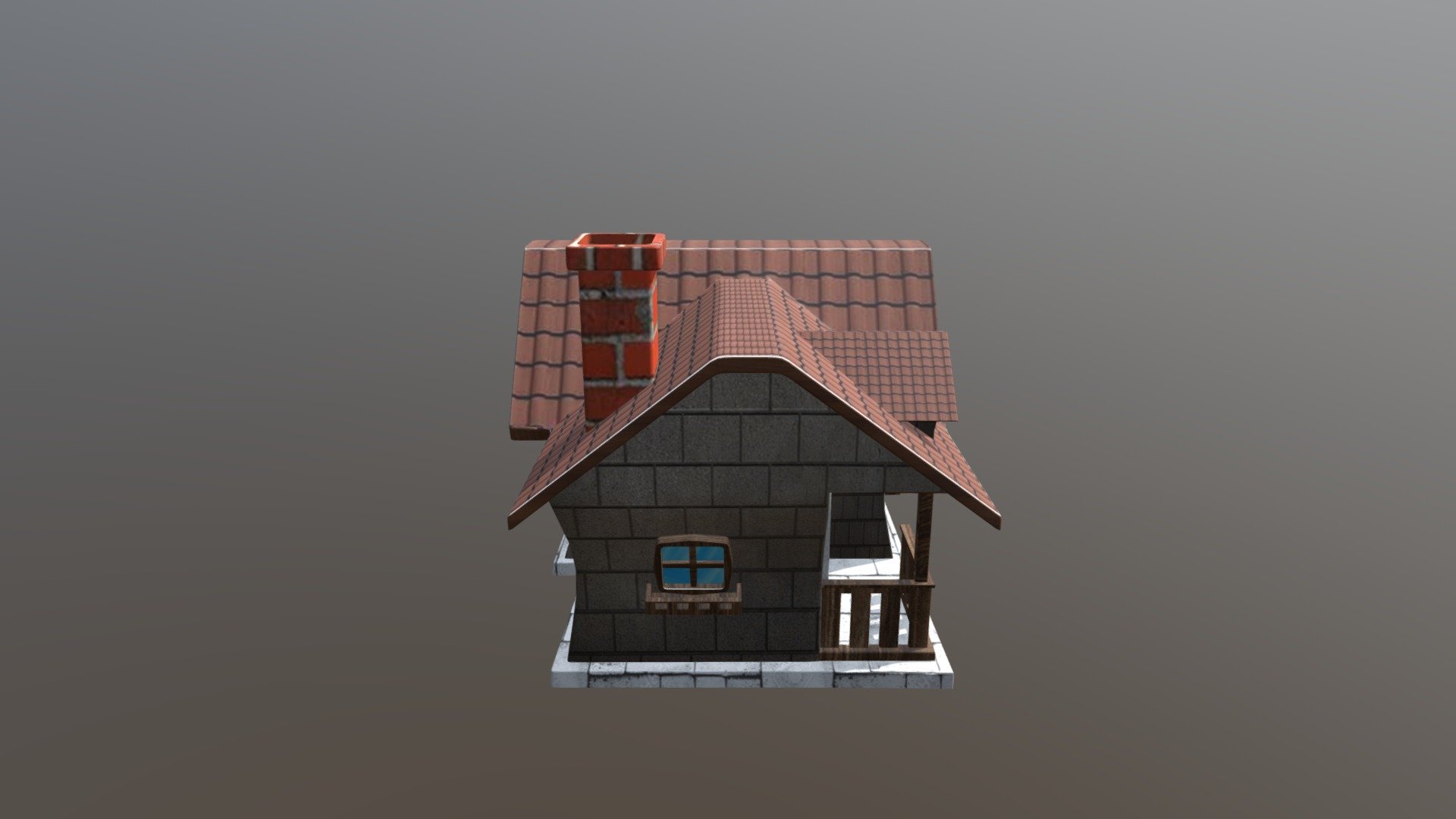 Cartoon House - 3D model by Gamer11522 [cead1c8] - Sketchfab