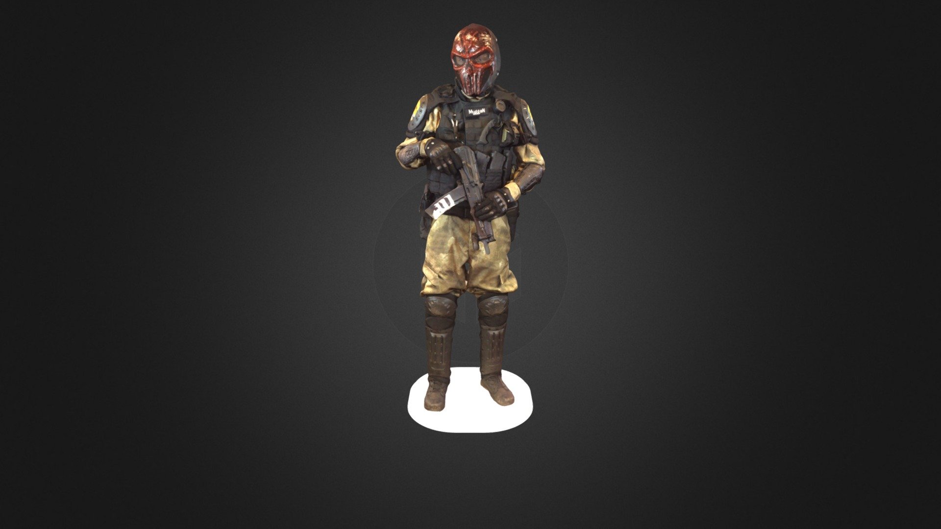 Cool soldier outfit - 3D model by 3DFigurer.se (@3dskaparna) [ceaf1f0 ...
