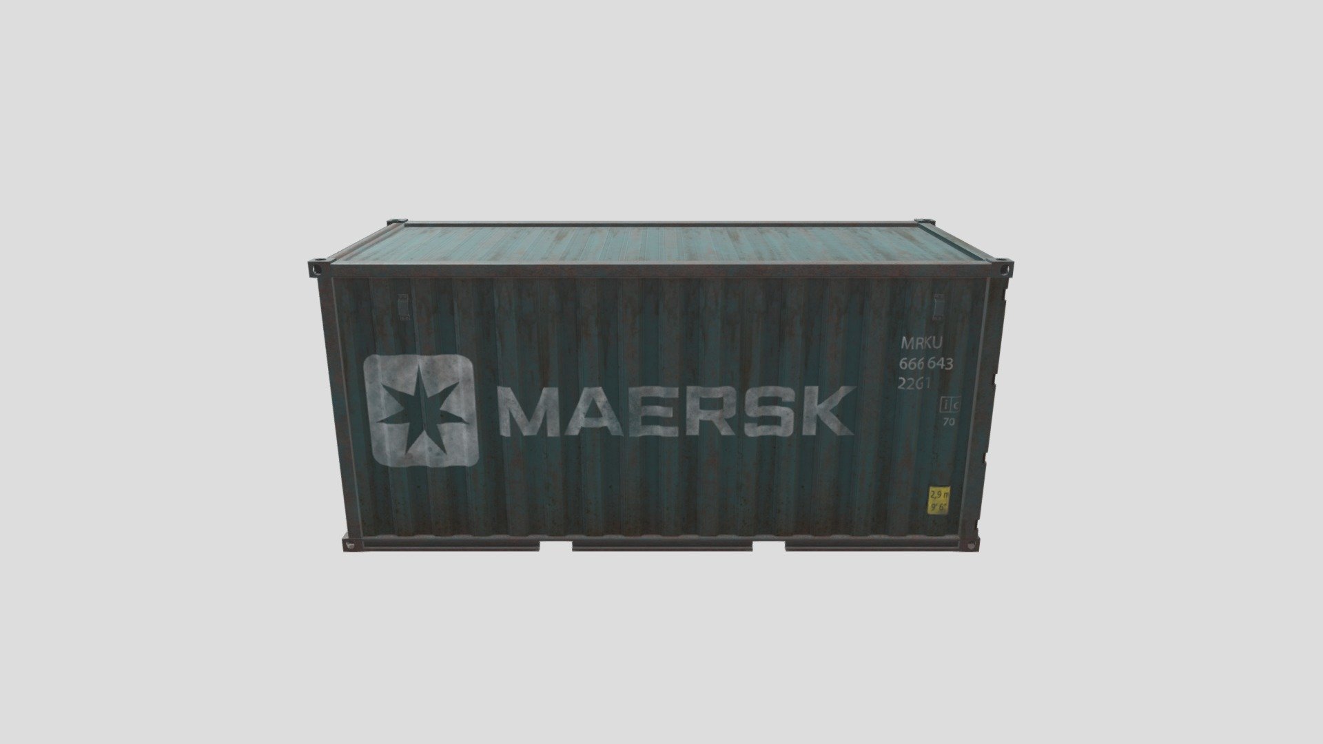 Shipping container - Download Free 3D model by Daria.Hant [ceb0fe1 ...