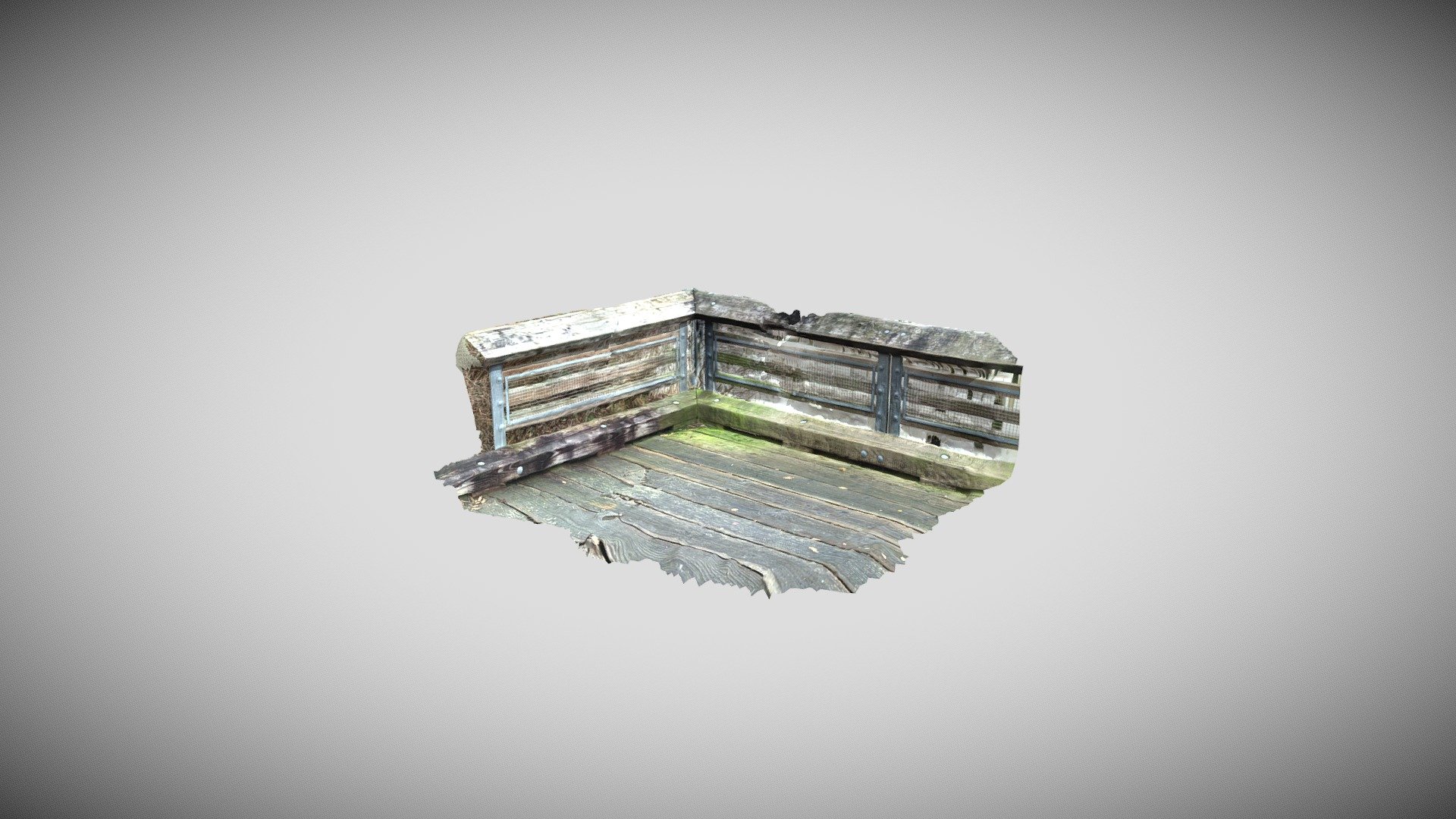 Boardwalk Corner - 3D model by metatwinslabs [ceb2676] - Sketchfab