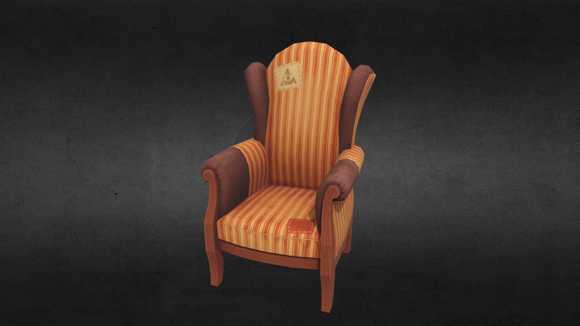 Hello Neighbor Armchair (old) - Download Free 3D model by Kittytuber ...