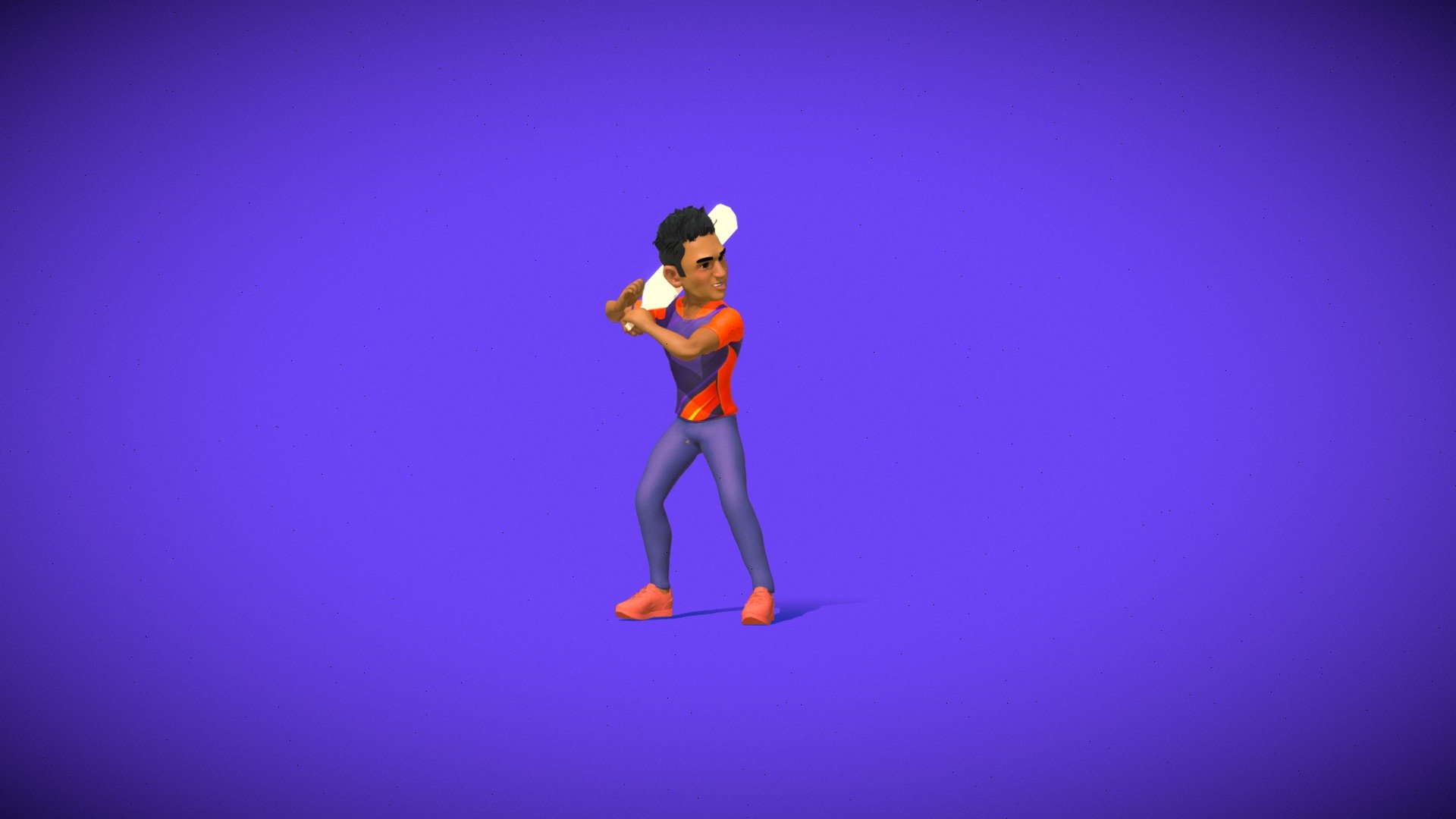 Dhoni 3D Model AR optimised 1 - 3D model by sanjuwinzo [ceb3923 ...