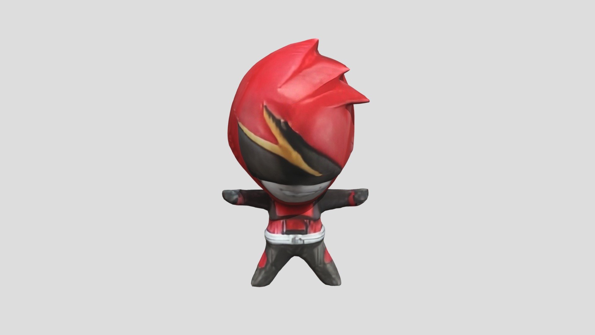 Sentai Akibaranger Mini Figure - AkibaRed - Download Free 3D model by ...