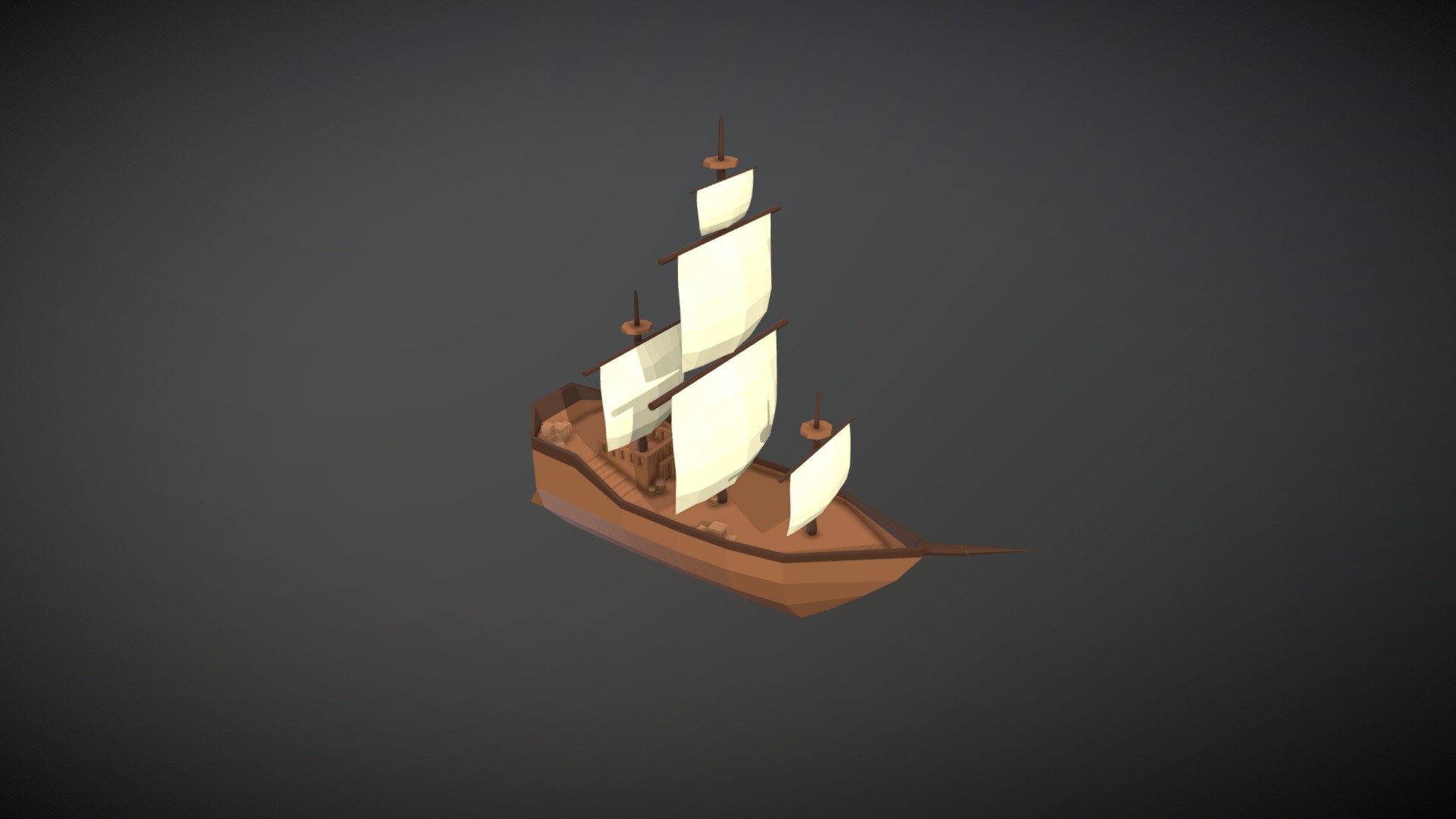 low poly boat - 3D model by mjung (@mjung92) [ceb61bb] - Sketchfab