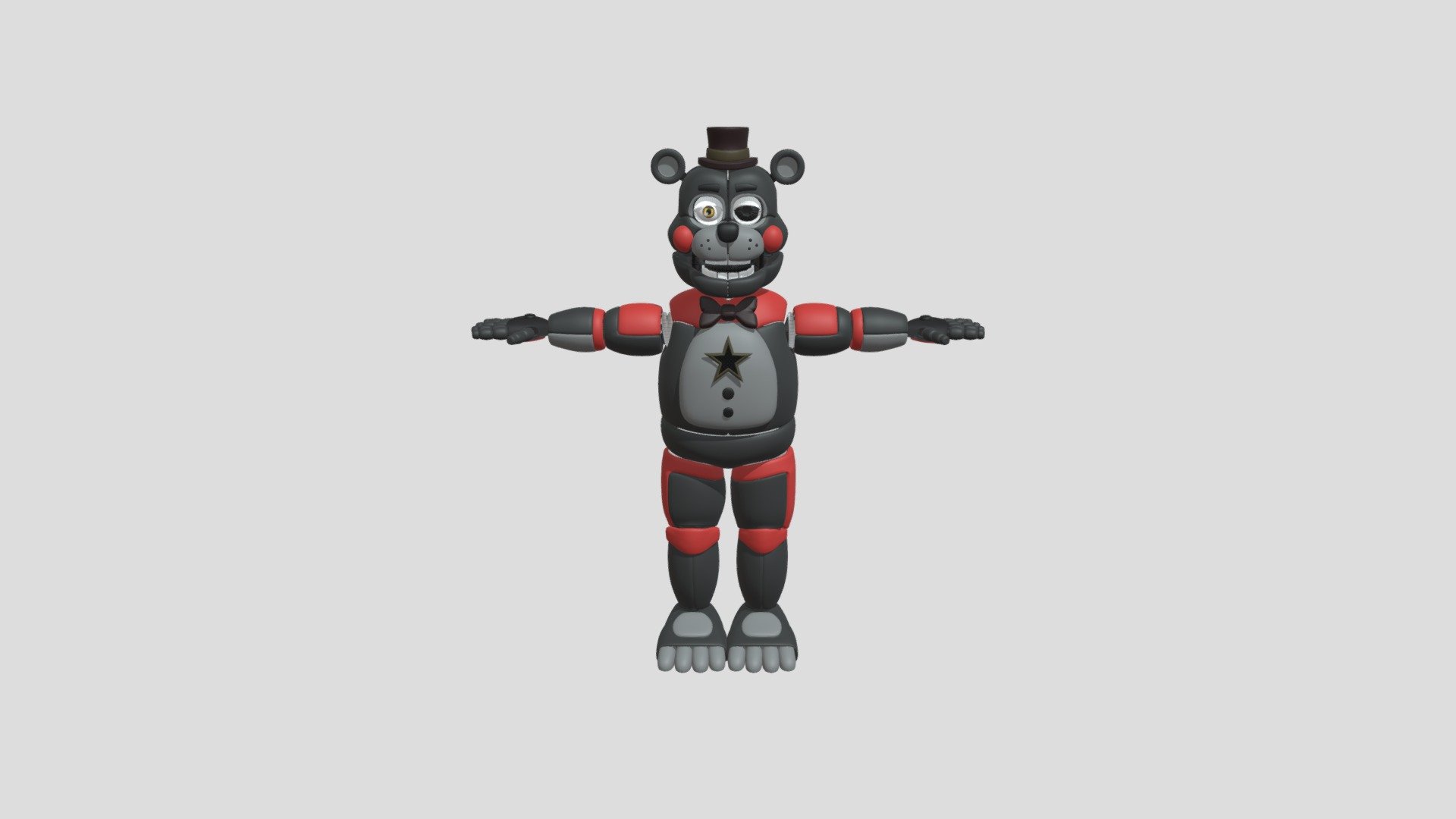 Funtimeleftyv10_remake_by_luizcrafted - Download Free 3D model by ...