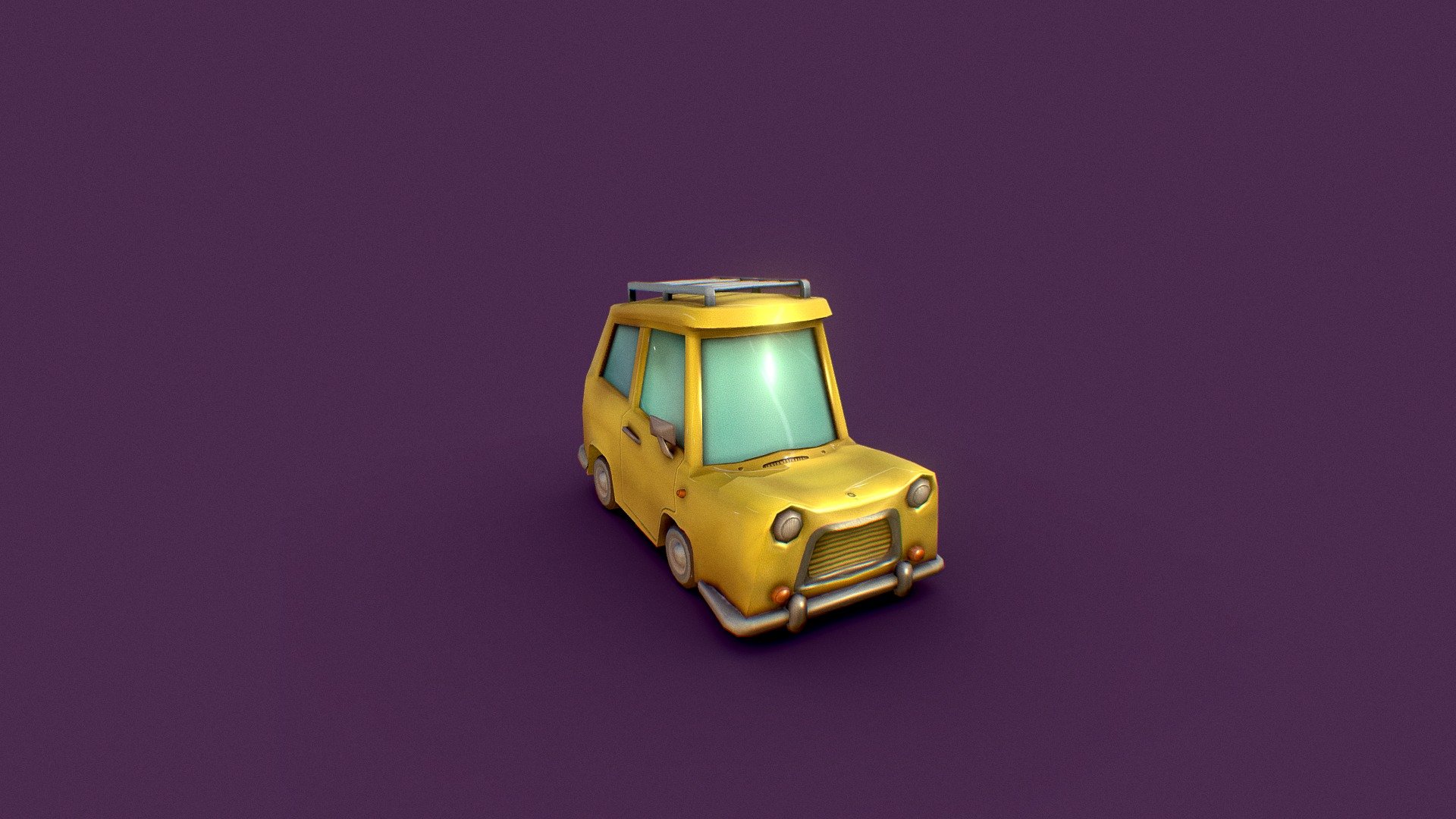 Cartoon car - 3D model by aiplayfox [ceb93ca] - Sketchfab