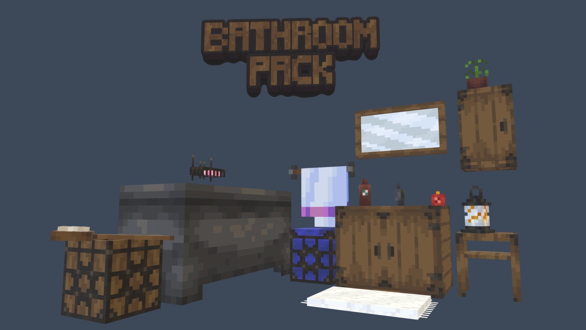 Bathroom Pack - PaperCraft - 3D model by PaperCraftWorkshop [ceb9414 ...