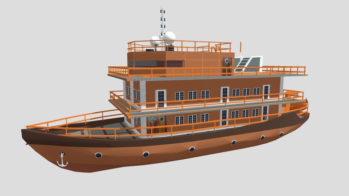 Cruiseship 3D models - Sketchfab
