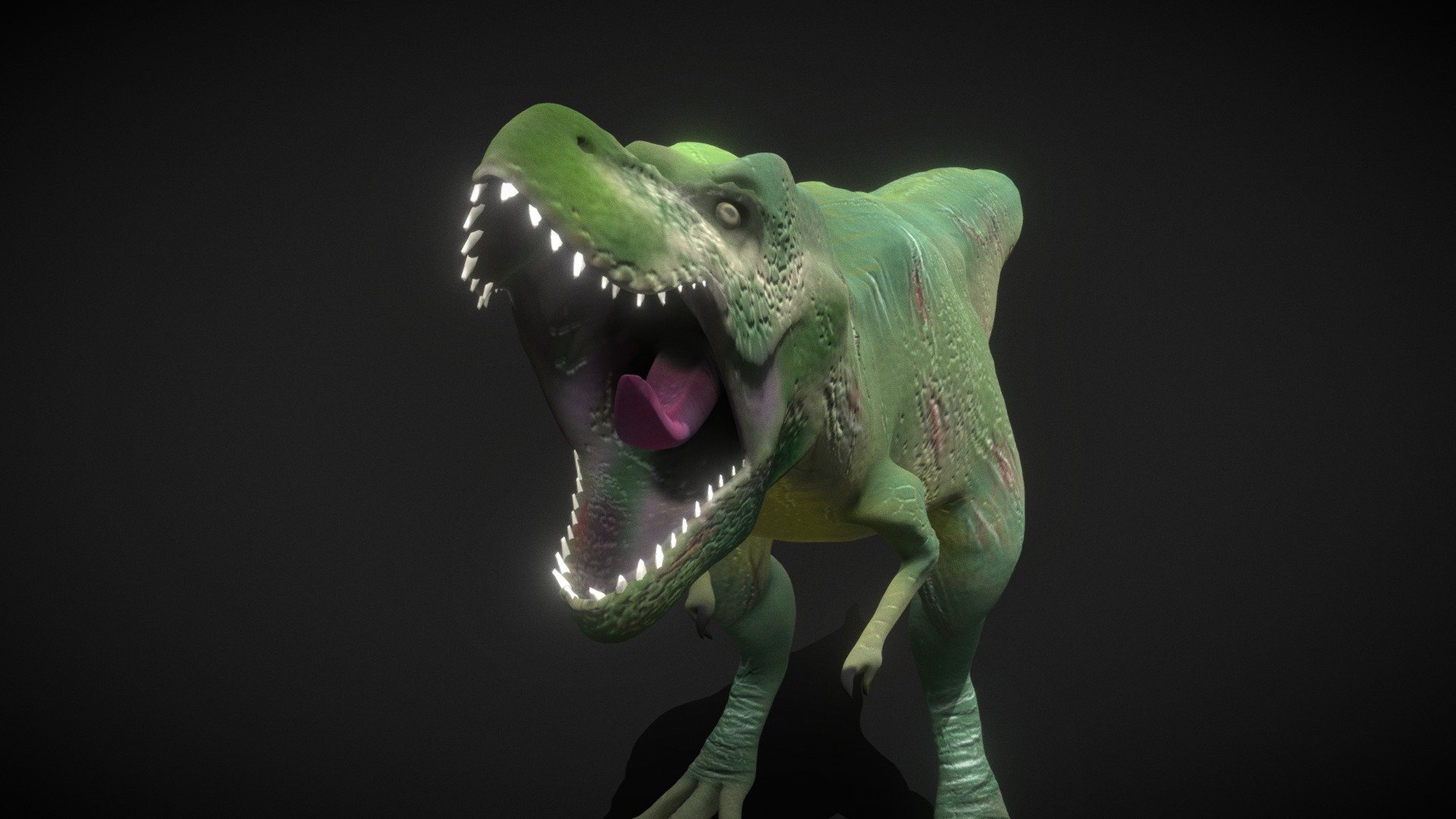 T-Rex - Rigged - 3D model by lawtrigg [cebc629] - Sketchfab