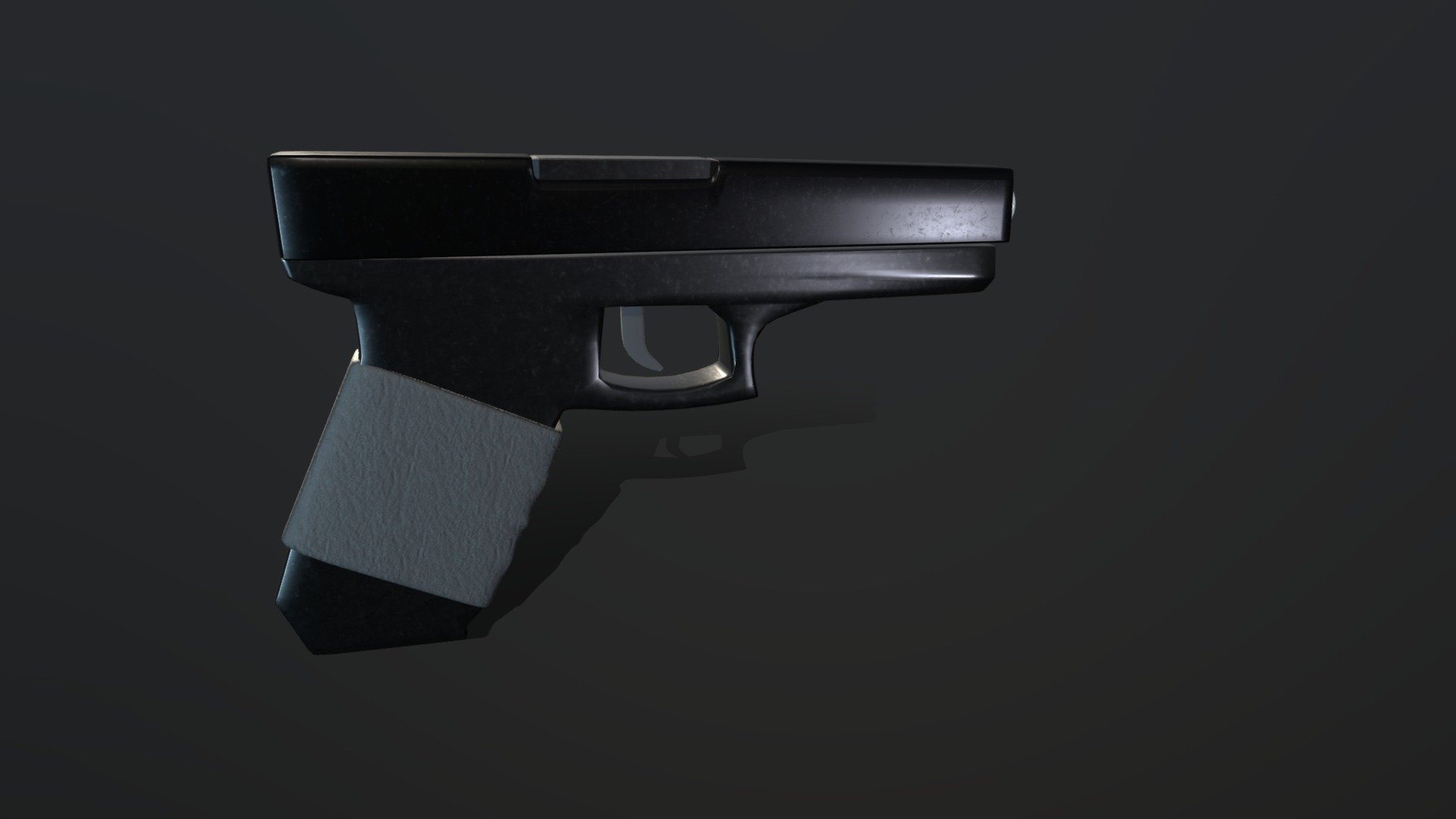 Lowpoly Handgun, Game Ready - 3D model by Edri1407 [cebebef] - Sketchfab