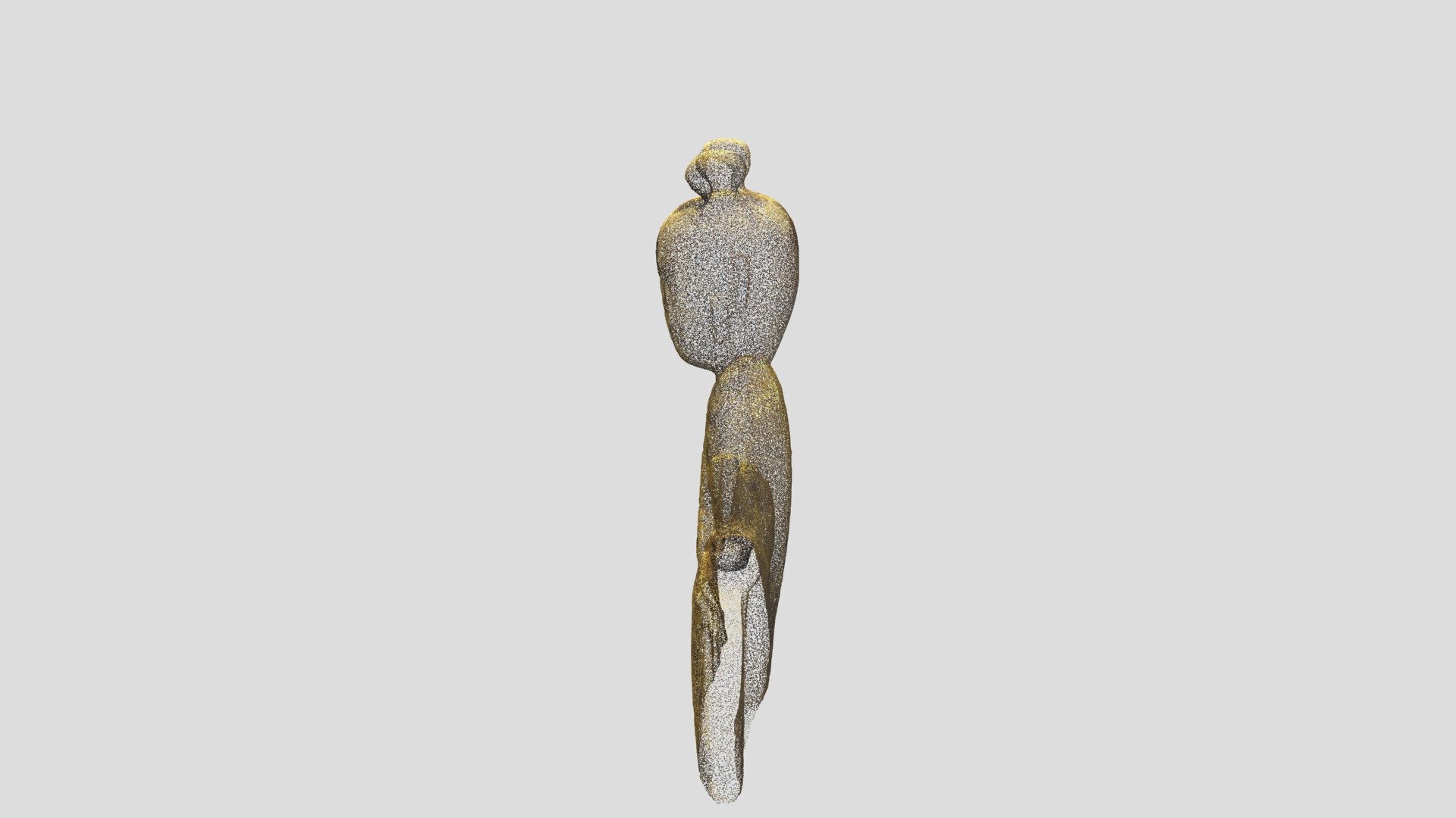 Seated Female Musician Playing a Drum ('Gu')_PLY - 3D model by Harvard ...