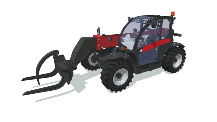 Telehandler 3D models - Sketchfab