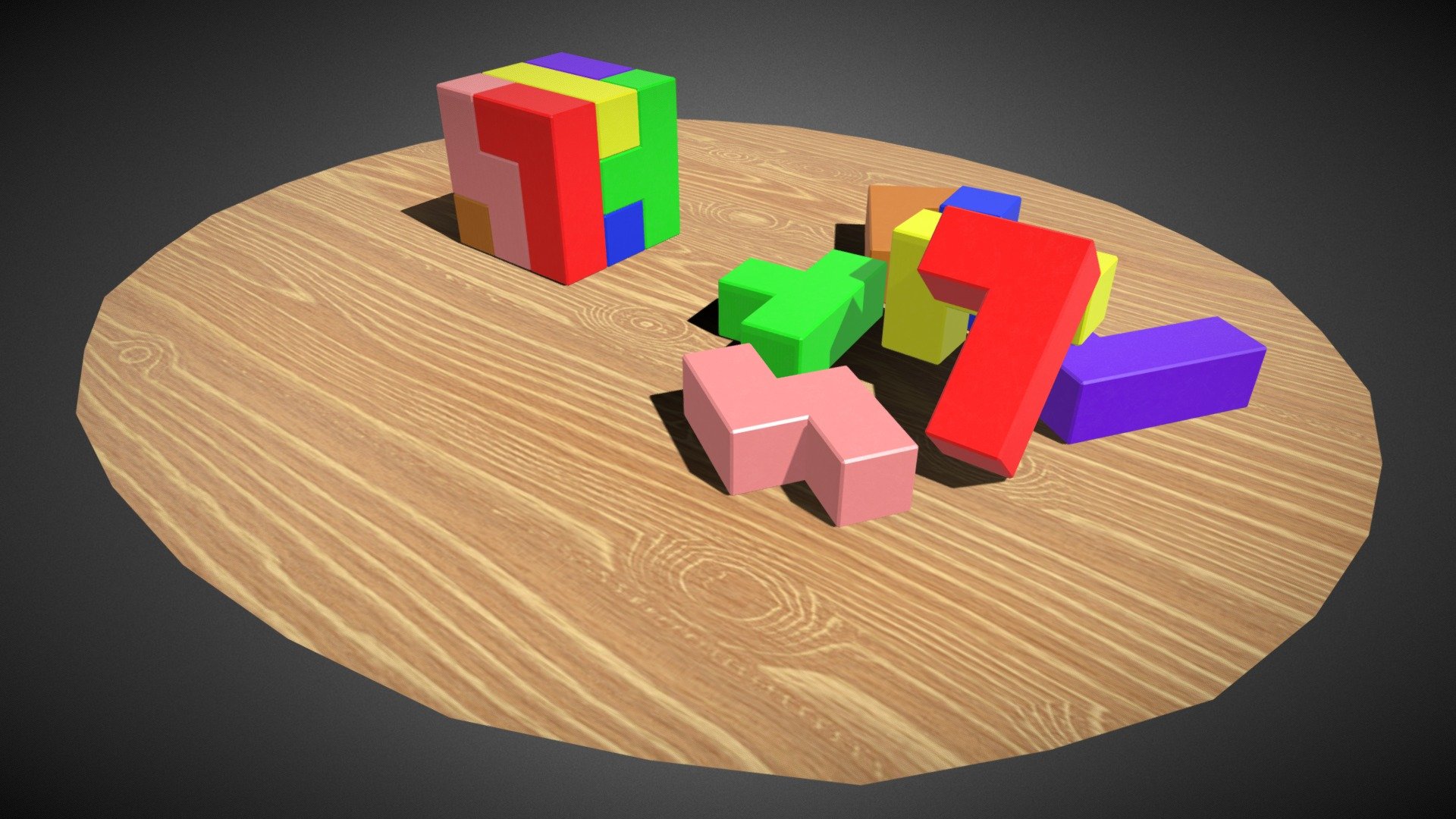 Week 02- Puzzle - 3D model by Mike Lee (@Michial.Lee) [cec0dbb] - Sketchfab