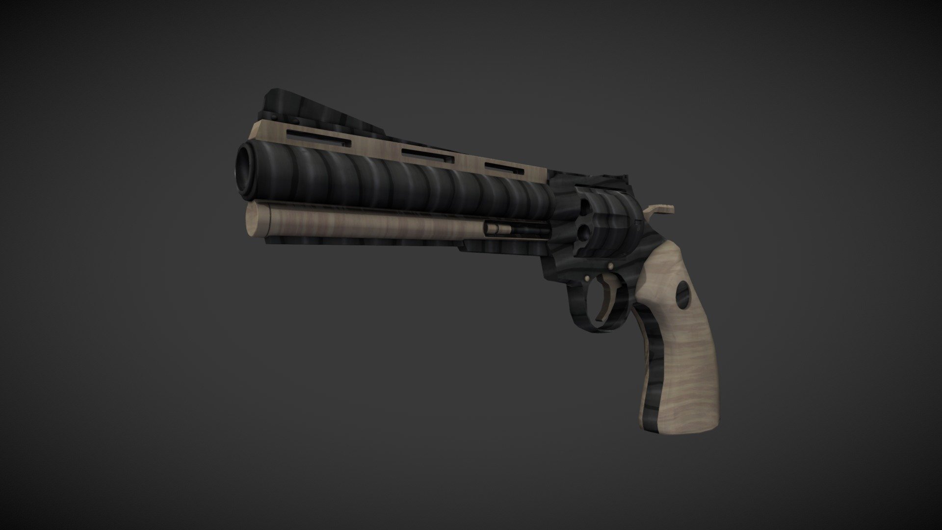 [TF2] Cable Twisted Revolver - 3D model by pampique [cec15f6] - Sketchfab