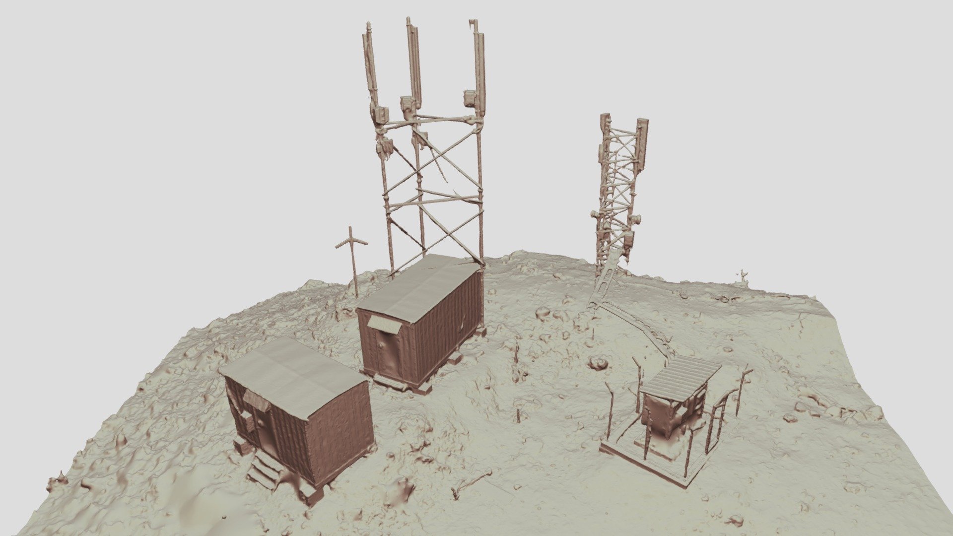 Cell Tower Mesh - Download Free 3D model by Badri Gogia (@BadriGogia) [cec1ef8] - Sketchfab