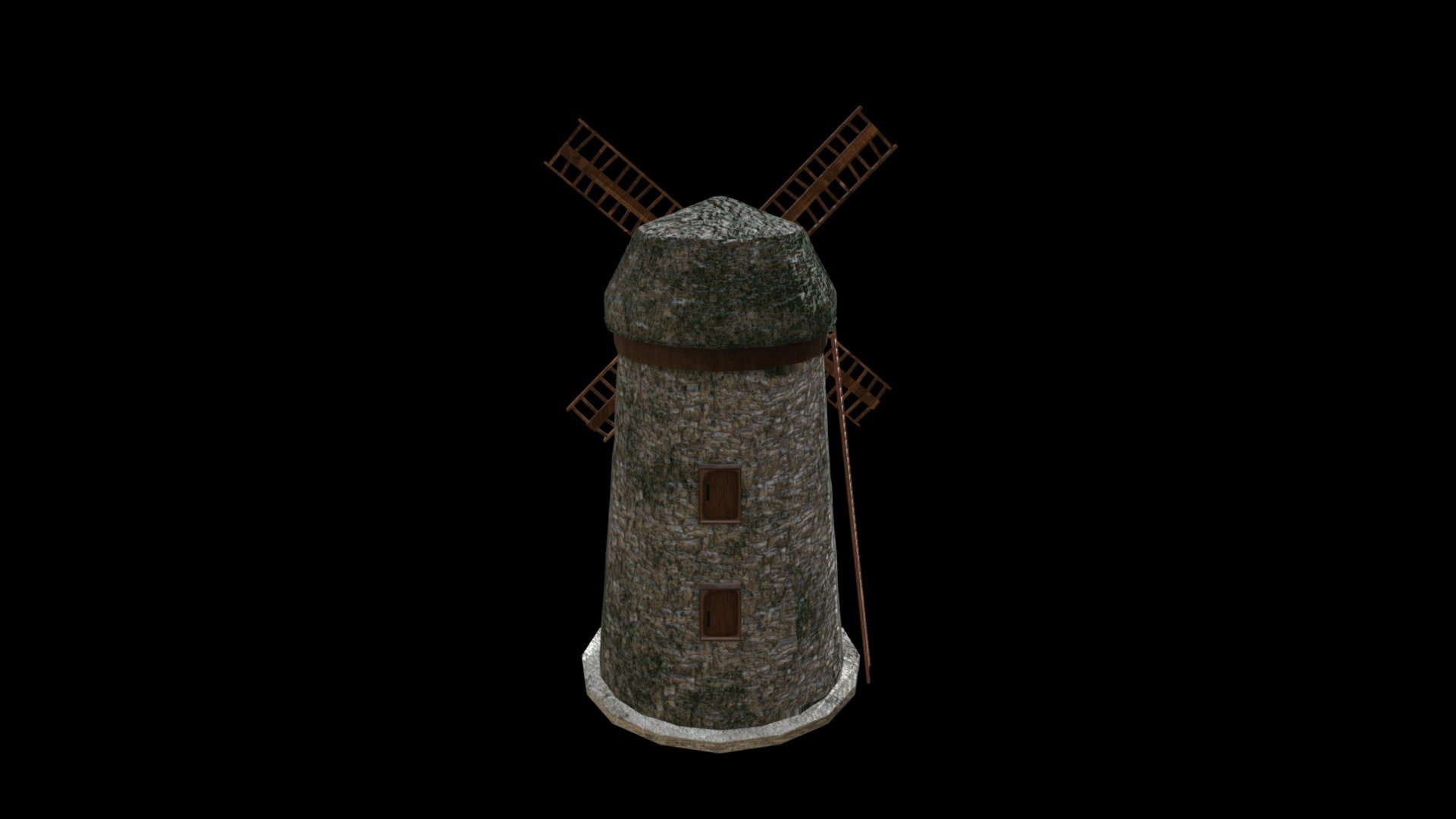 Windmill 3D Model - 3D model by innovate_cg [cec2f58] - Sketchfab