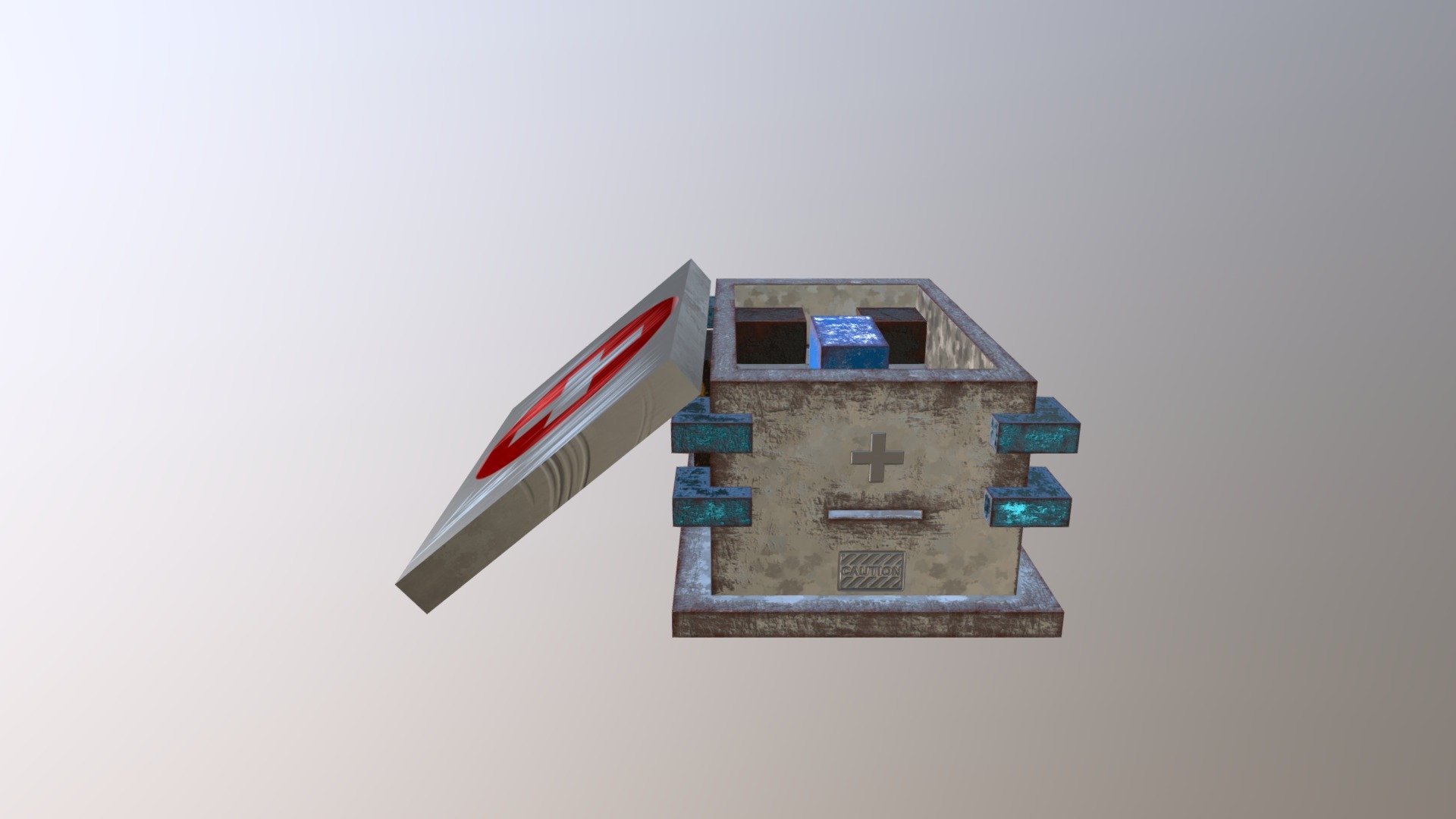 Med Crate V1 - 3D model by DAYlirious [cec2fa7] - Sketchfab