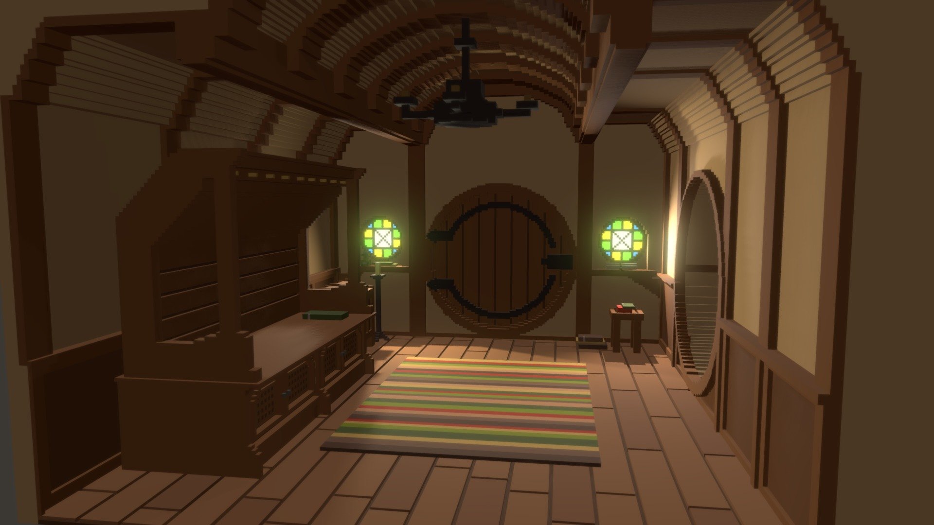 A Hobbit Hole (hallway) - 3D model by Anastasiia Haidar (@s20994 ...
