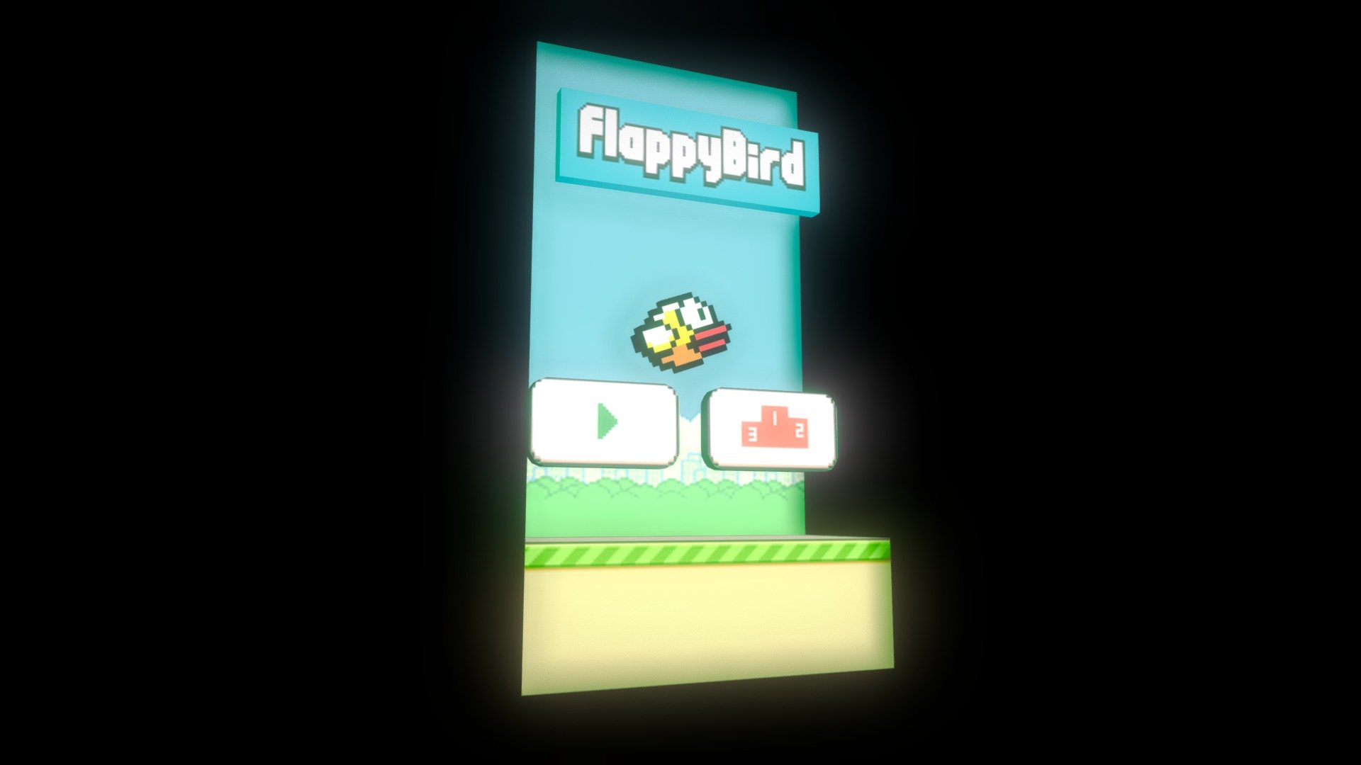 DAY06: VIDEO GAME - 3D FLAPPY BIRD stage - Download Free 3D model by ...