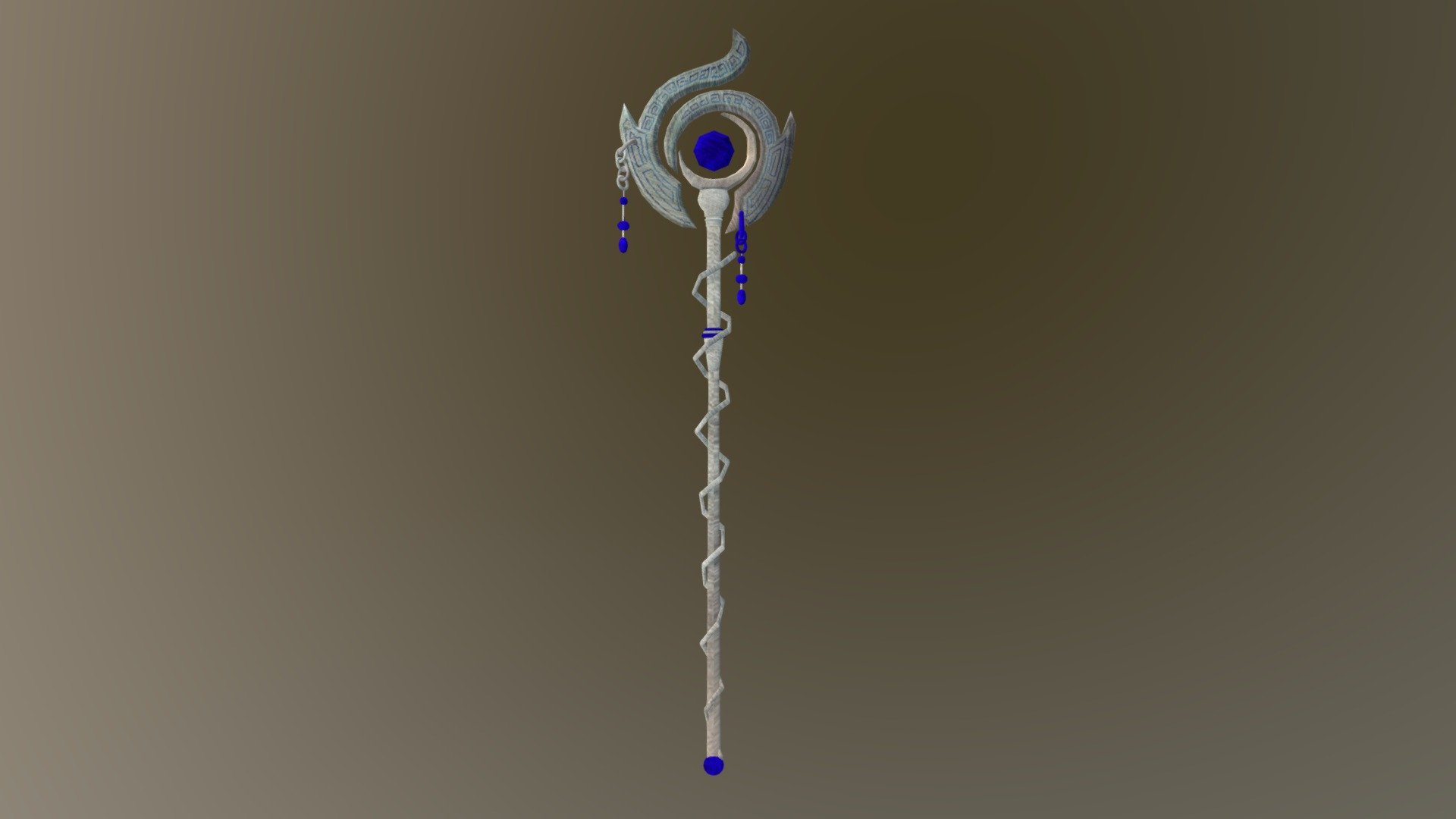 Simple Wizard Staff v2 - 3D model by Crash_Unit [cec8ec2] - Sketchfab