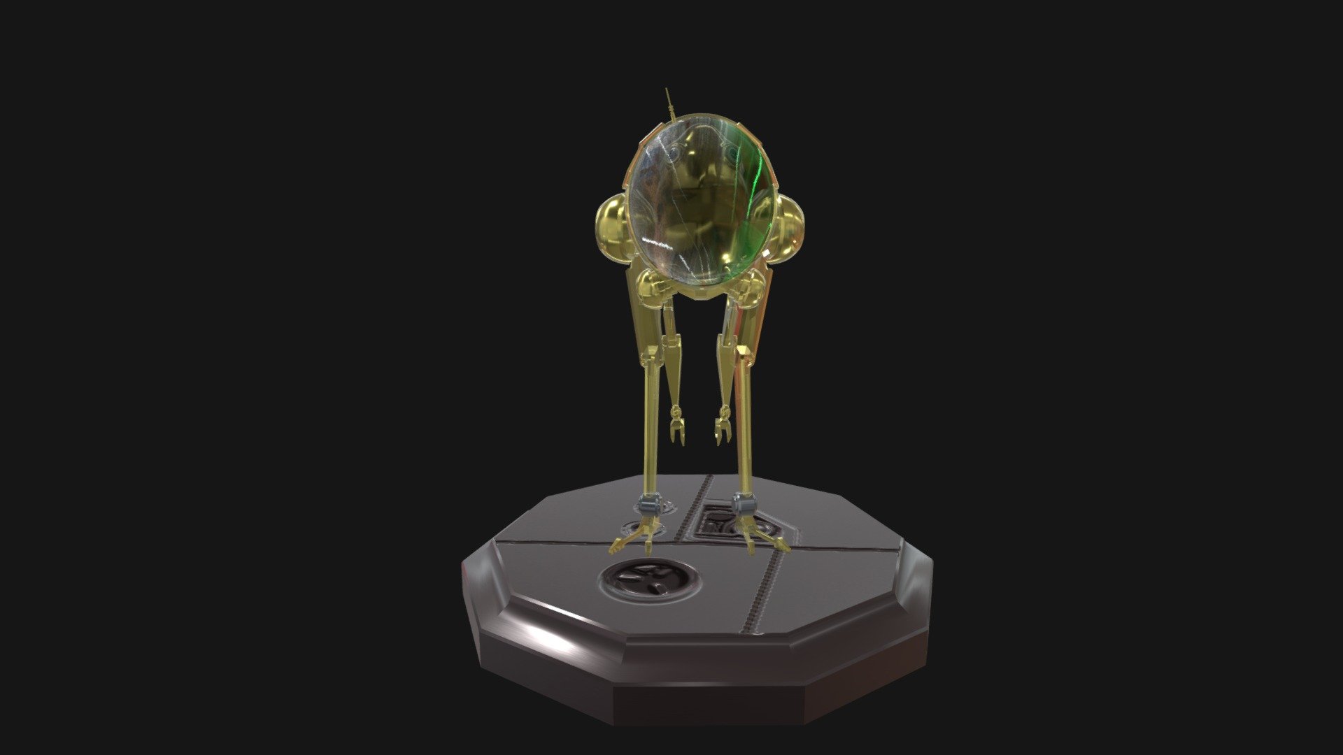 Frog Mecha - 3D model by NateBurghart (@NateAB) [cec9f46] - Sketchfab