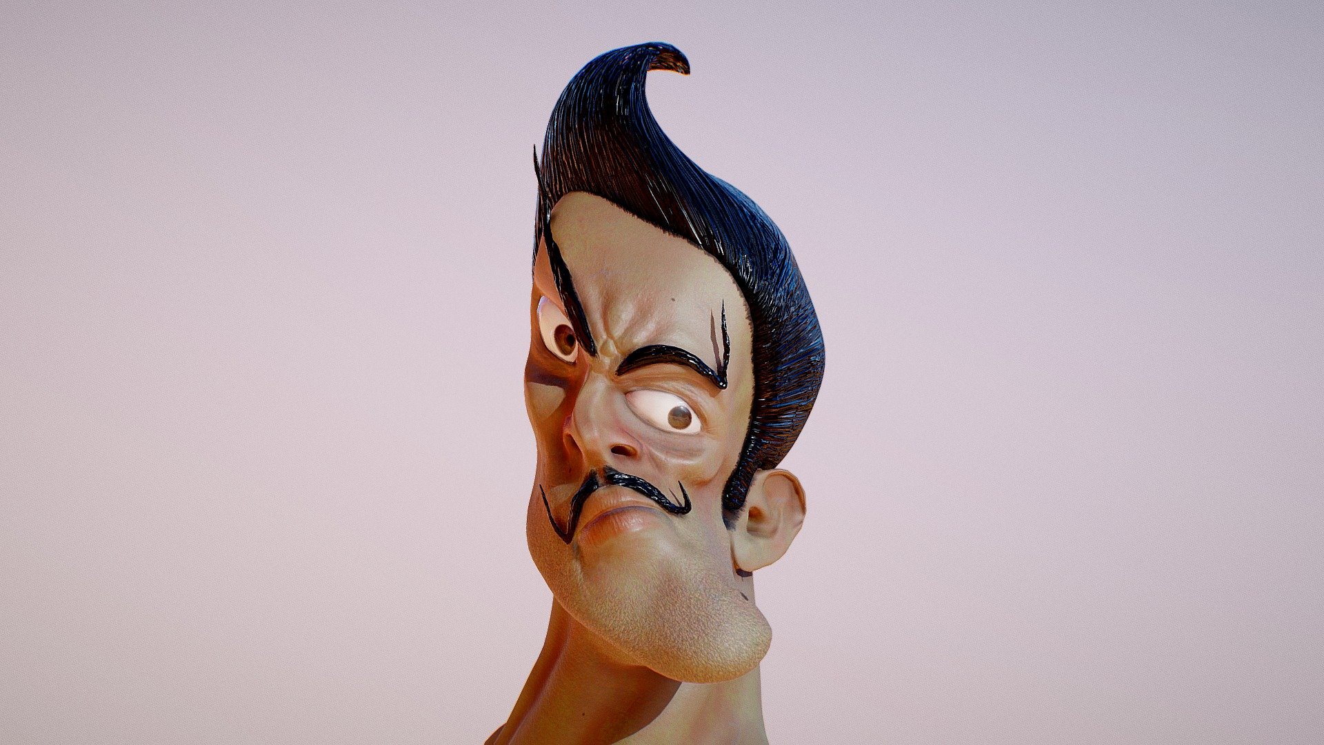 FaceDude - 3D model by abelkohen [ceca2a0] - Sketchfab