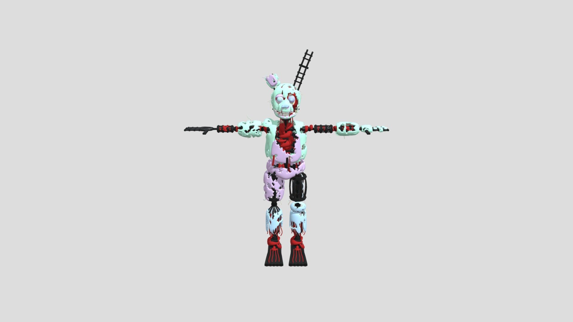 Ignited Springtrap V6 By Failz - Download Free 3D model by Freddy ...