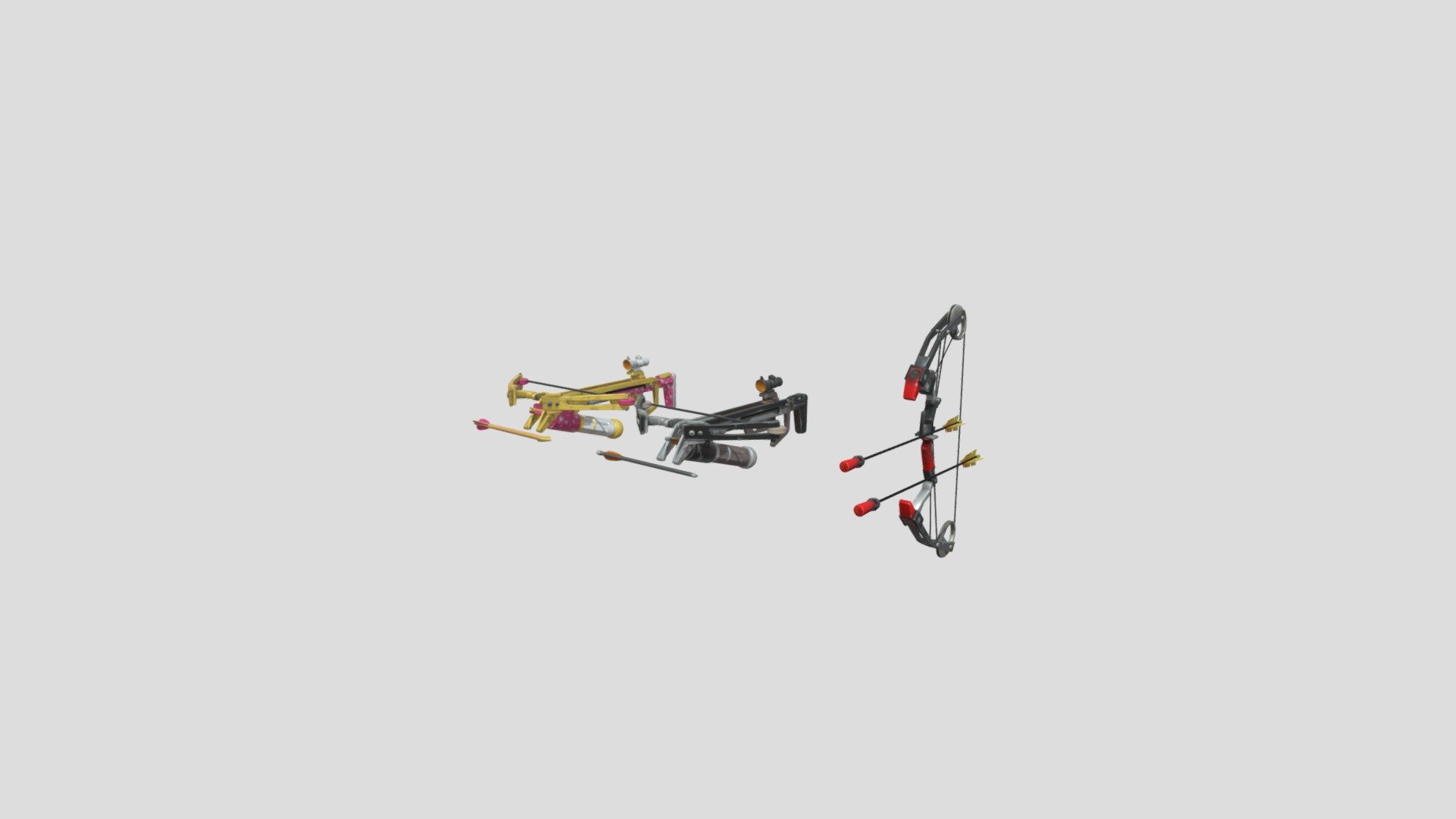 FNBR Crossbows By Ely - Download Free 3D model by Ultra Magnus (@AG.3D ...