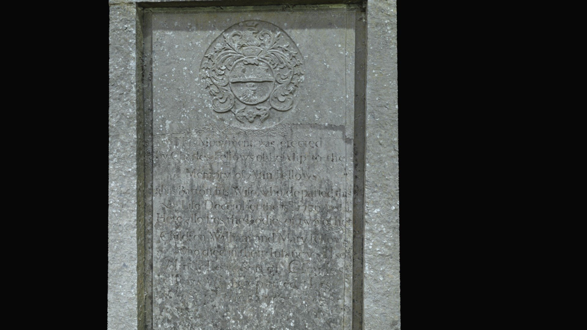 Fellows Family Memorial, Lucan Graveyard - Download Free 3D model by ...
