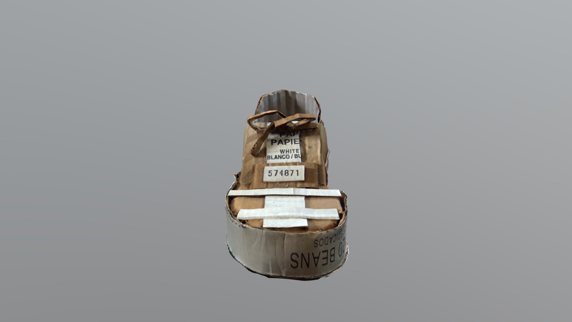 Cardboard shoe - Download Free 3D model by StephenBeard [cece14e ...
