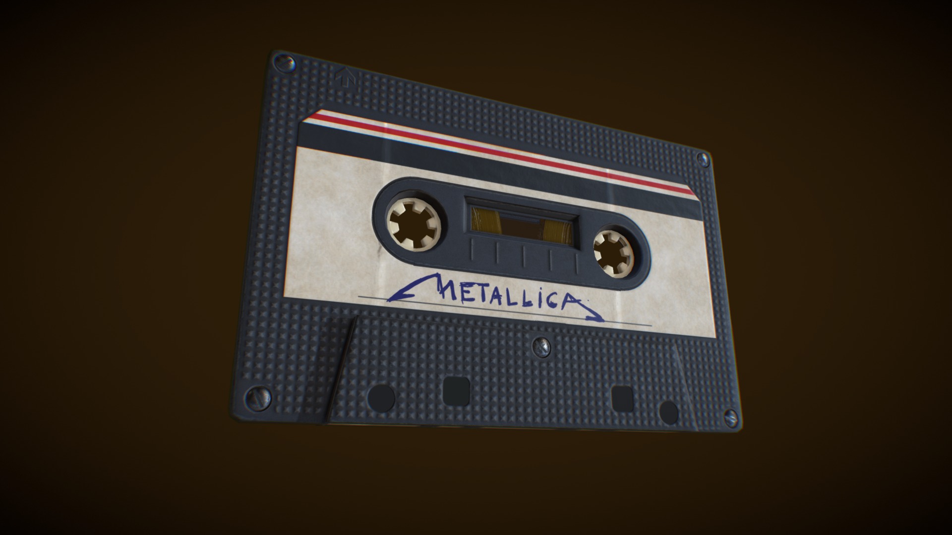 audio tape - 3D model by LowSeb [cece6c6] - Sketchfab