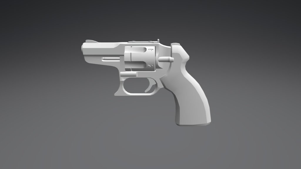 Revolver - 3D model by Barno [cece8de] - Sketchfab