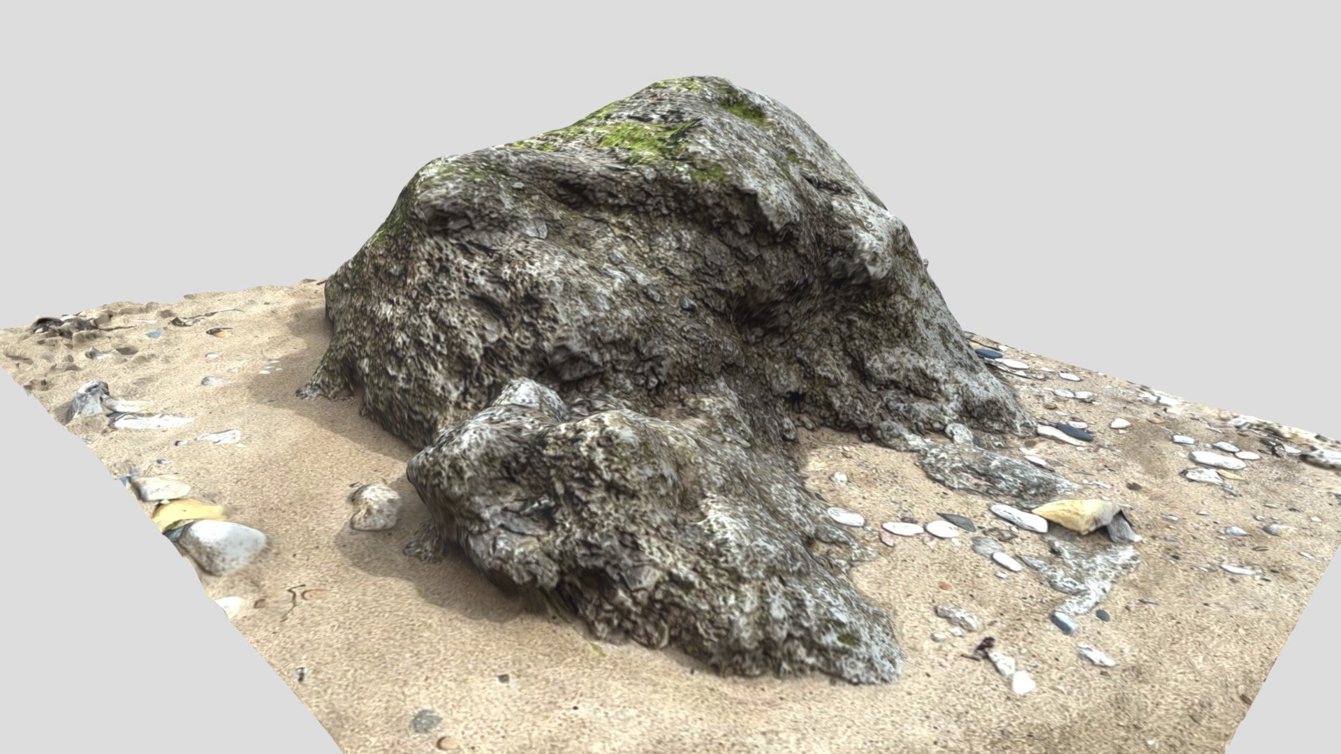 Beach Rock 1 - Buy Royalty Free 3D model by pixelconstruct [ced0efe ...