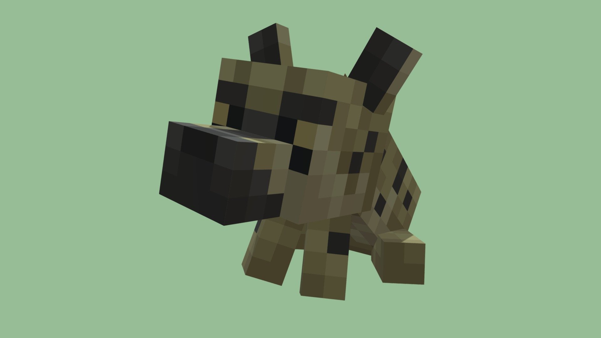 Baby Minecraft Hyena - 3D model by Nog's Menagerie (@nogs-menagerie ...