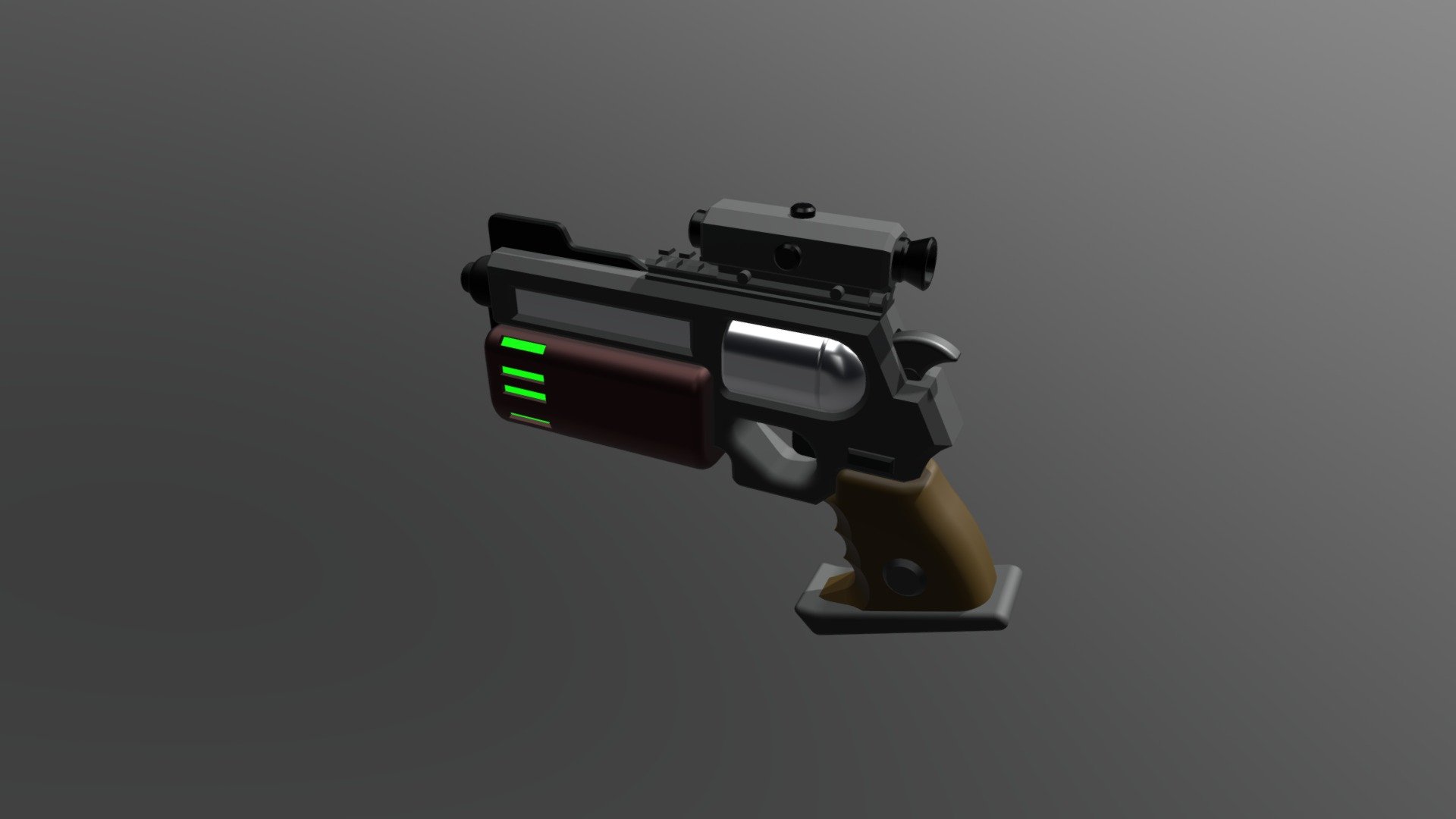 Marathon Pistol (.45 Magnum Mega) - Download Free 3D model by ...