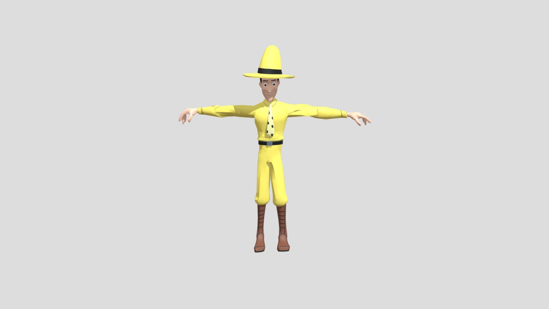 Ted from George curious (2006) - Download Free 3D model by ...