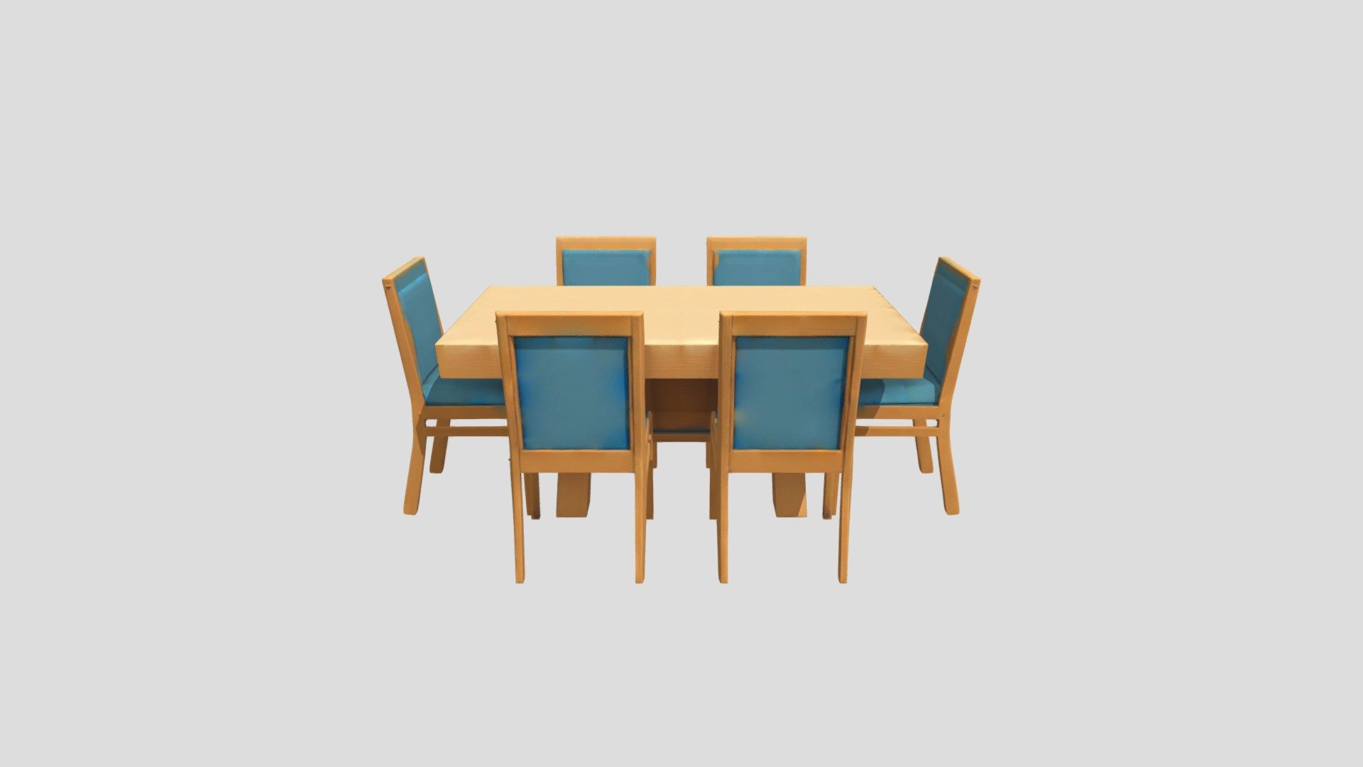 Comedor de 6 sillas - Download Free 3D model by ale348901 [ced4468 ...