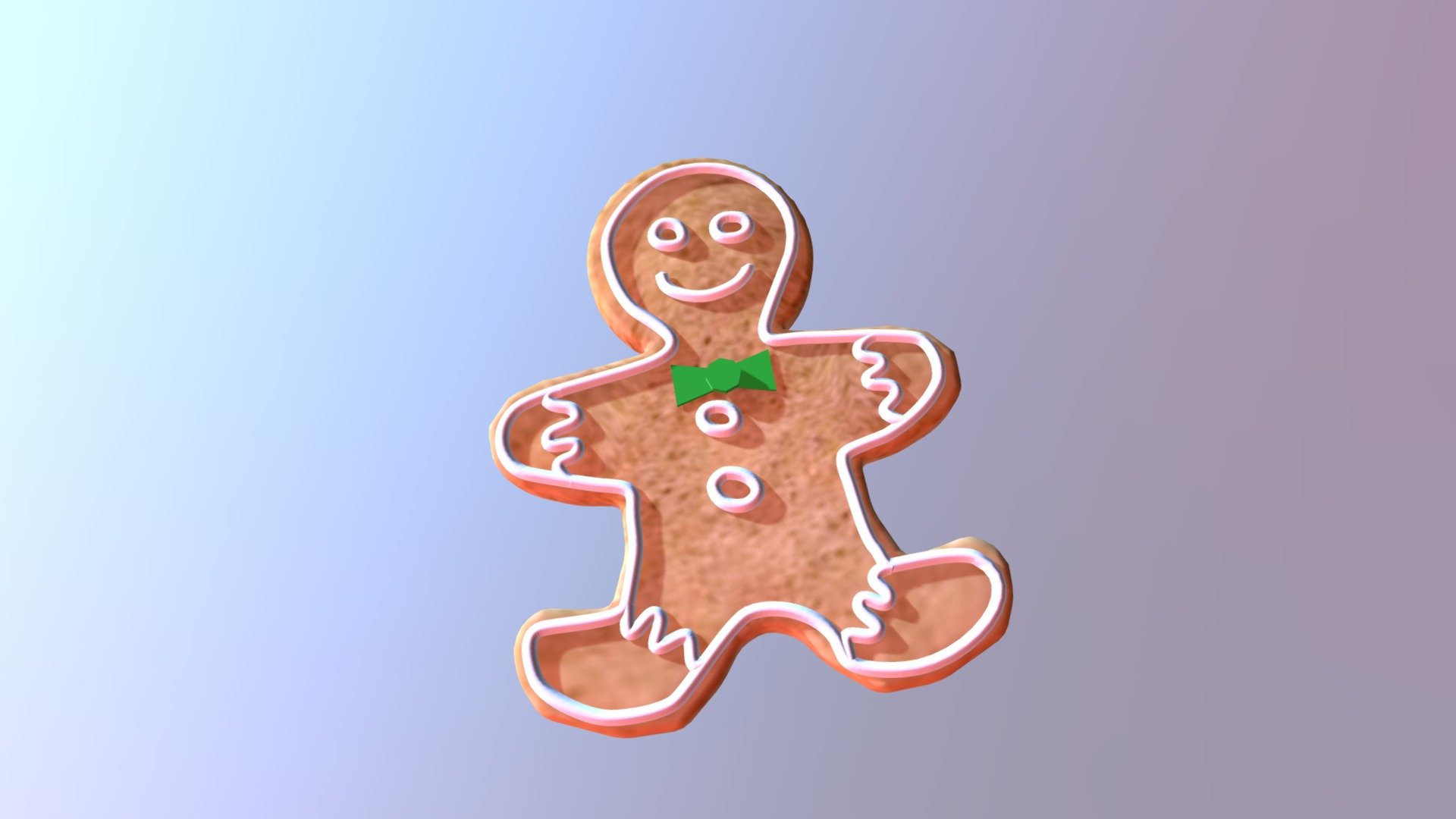3December day 11: gingerbread - 3D model by Aurelio Maldonado ...