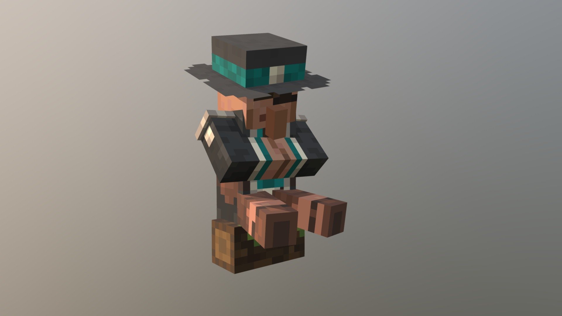 Minecraft Merchant - 3D model by sirToxini [ced6638] - Sketchfab