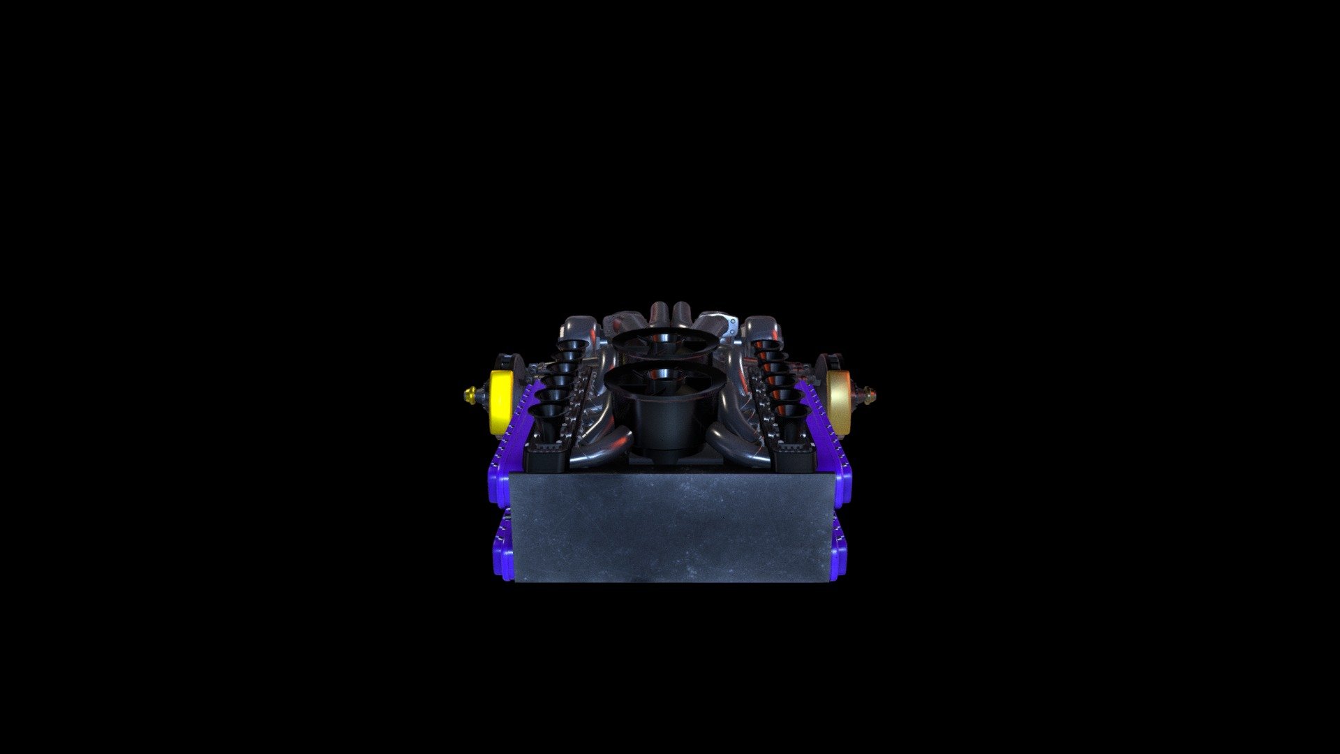V12 Twin Turbo Engine - 3D model by KeonCox [ced6f05] - Sketchfab