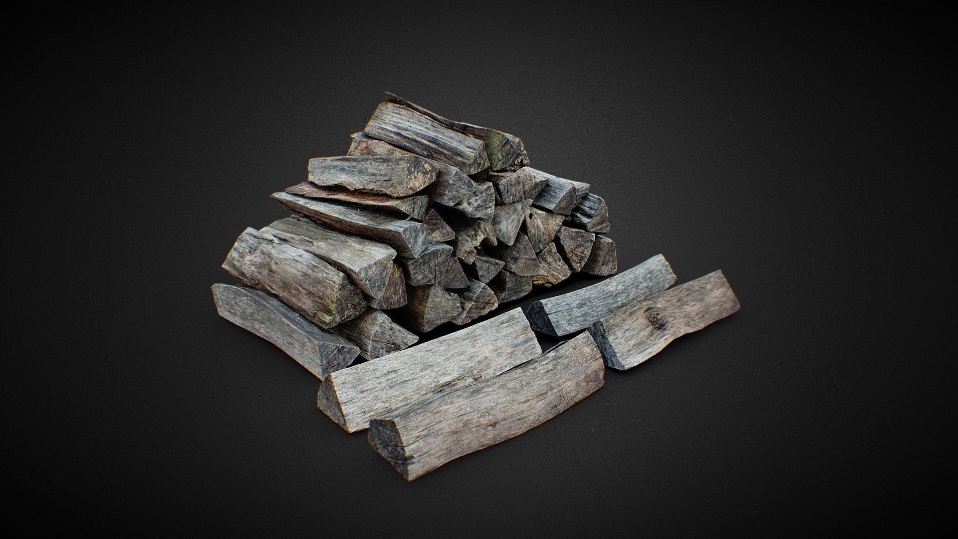 Wood Pile 3D Scan - Buy Royalty Free 3D model by grafi (@zdenkoroman ...