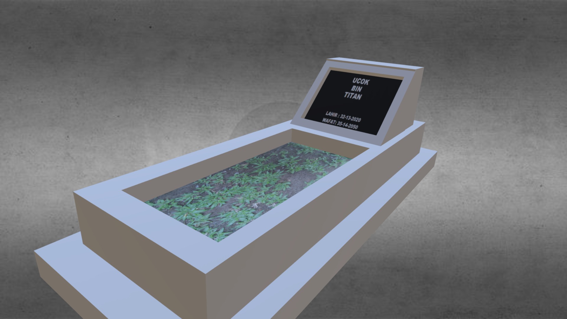 Indonesia Grave - Download Free 3D model by mufabil45 [ced78c0] - Sketchfab