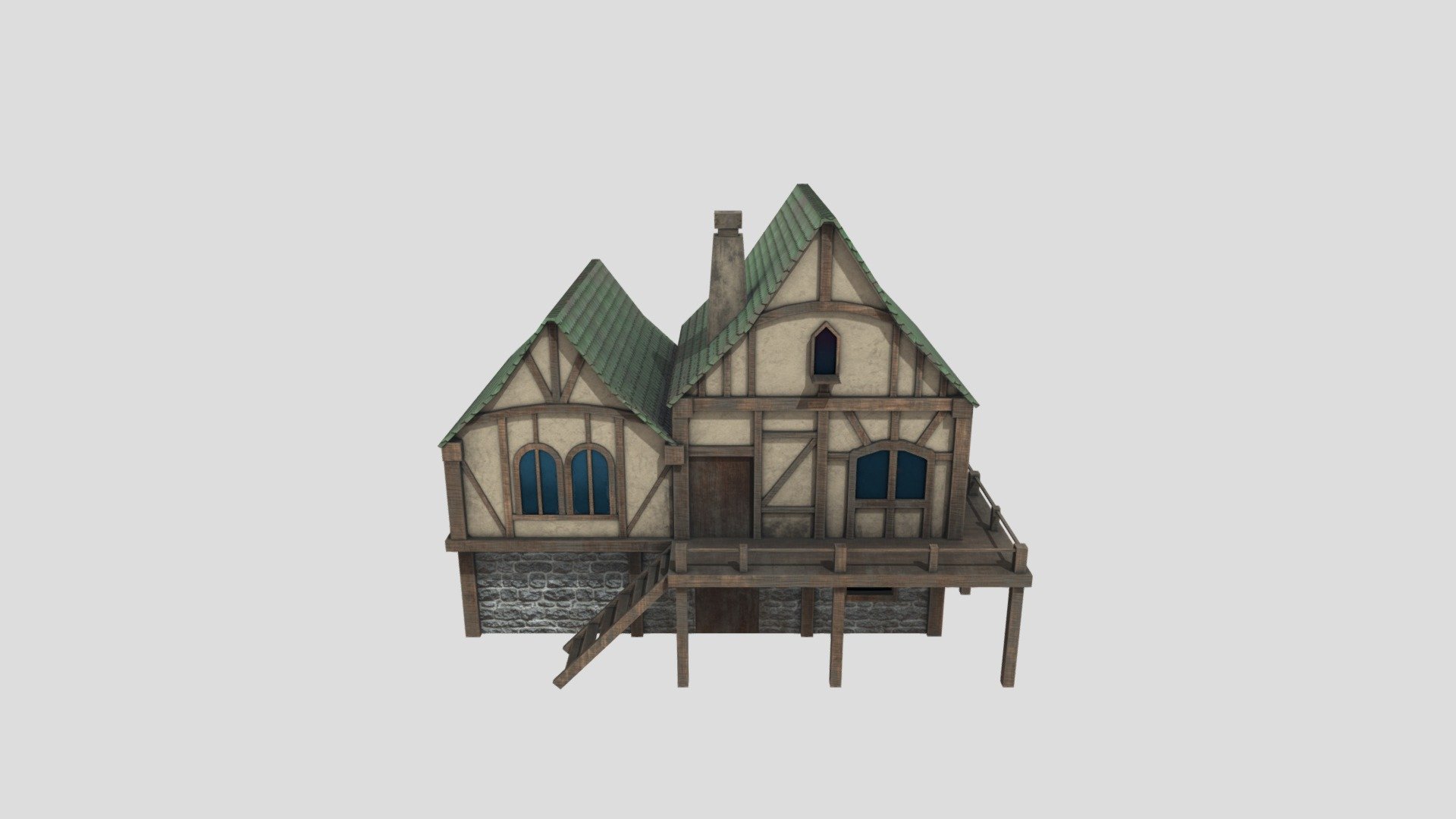 Medieval Fantasy House 2 - 3D model by Osho Saklani (@osho.akki ...