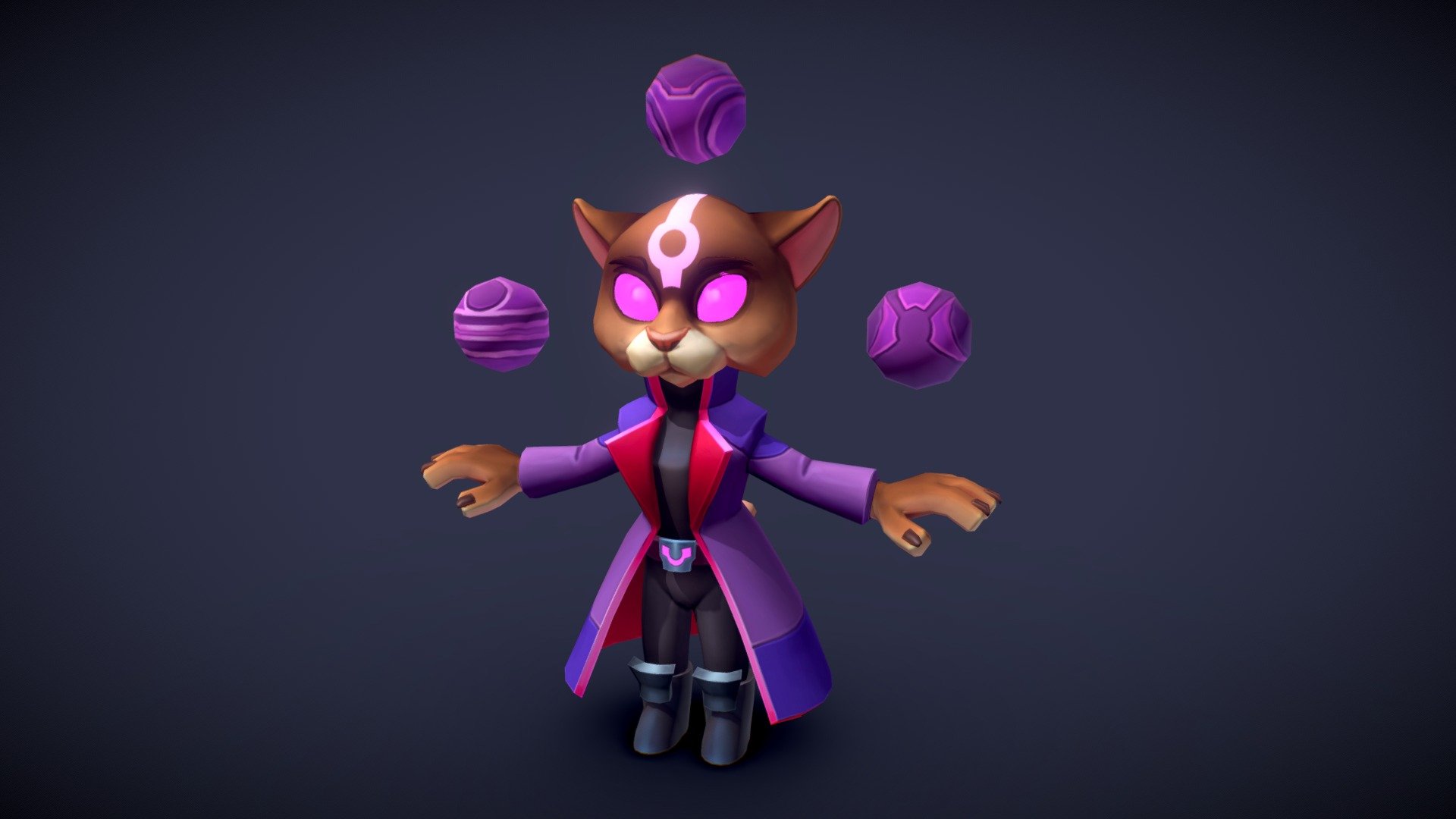 Psy Cat - Preview - 3D model by BitGem [ceda4c4] - Sketchfab