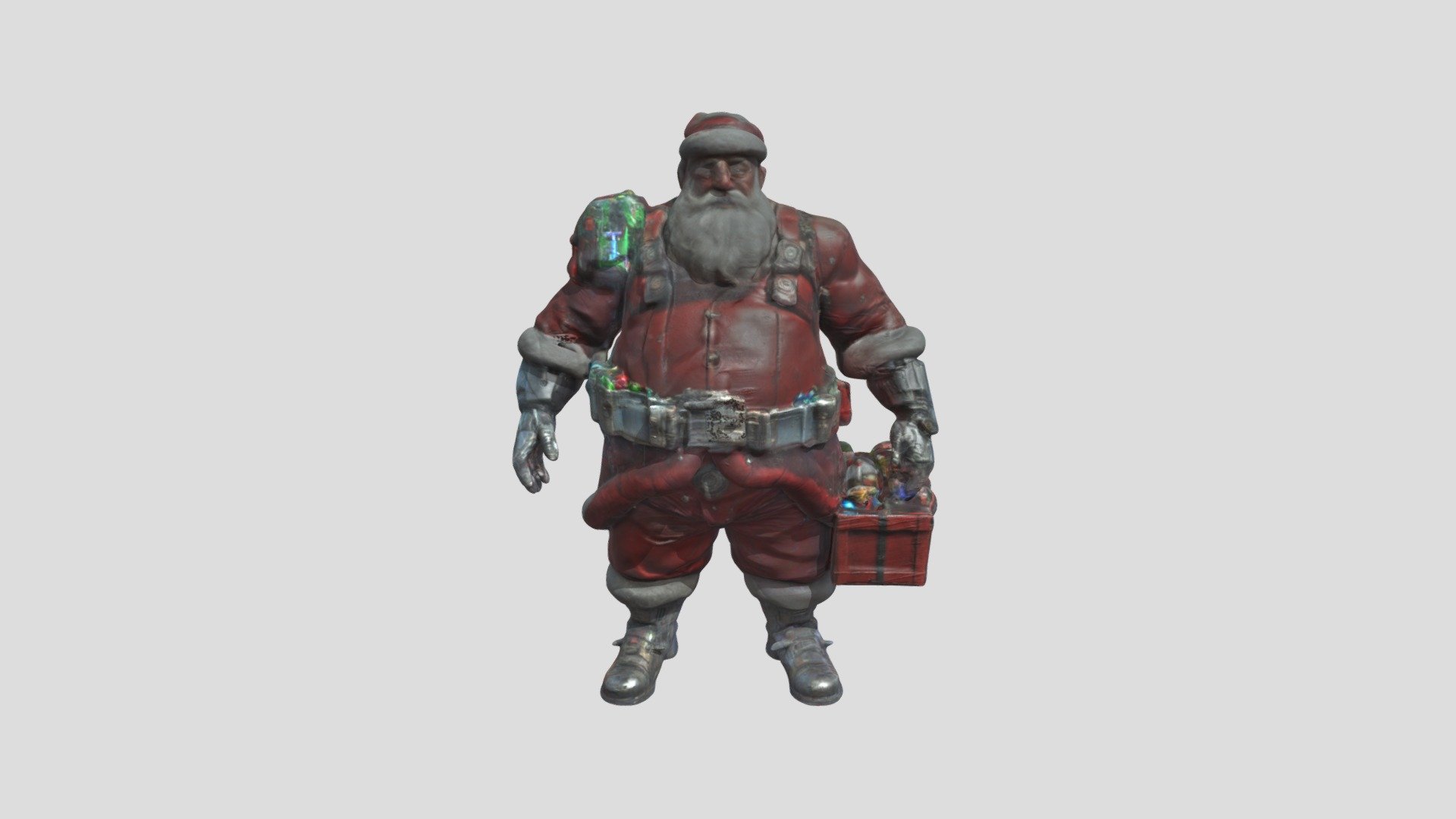 Cyborg Santa Claus - Download Free 3D model by adi.switch [cedb4c8 ...