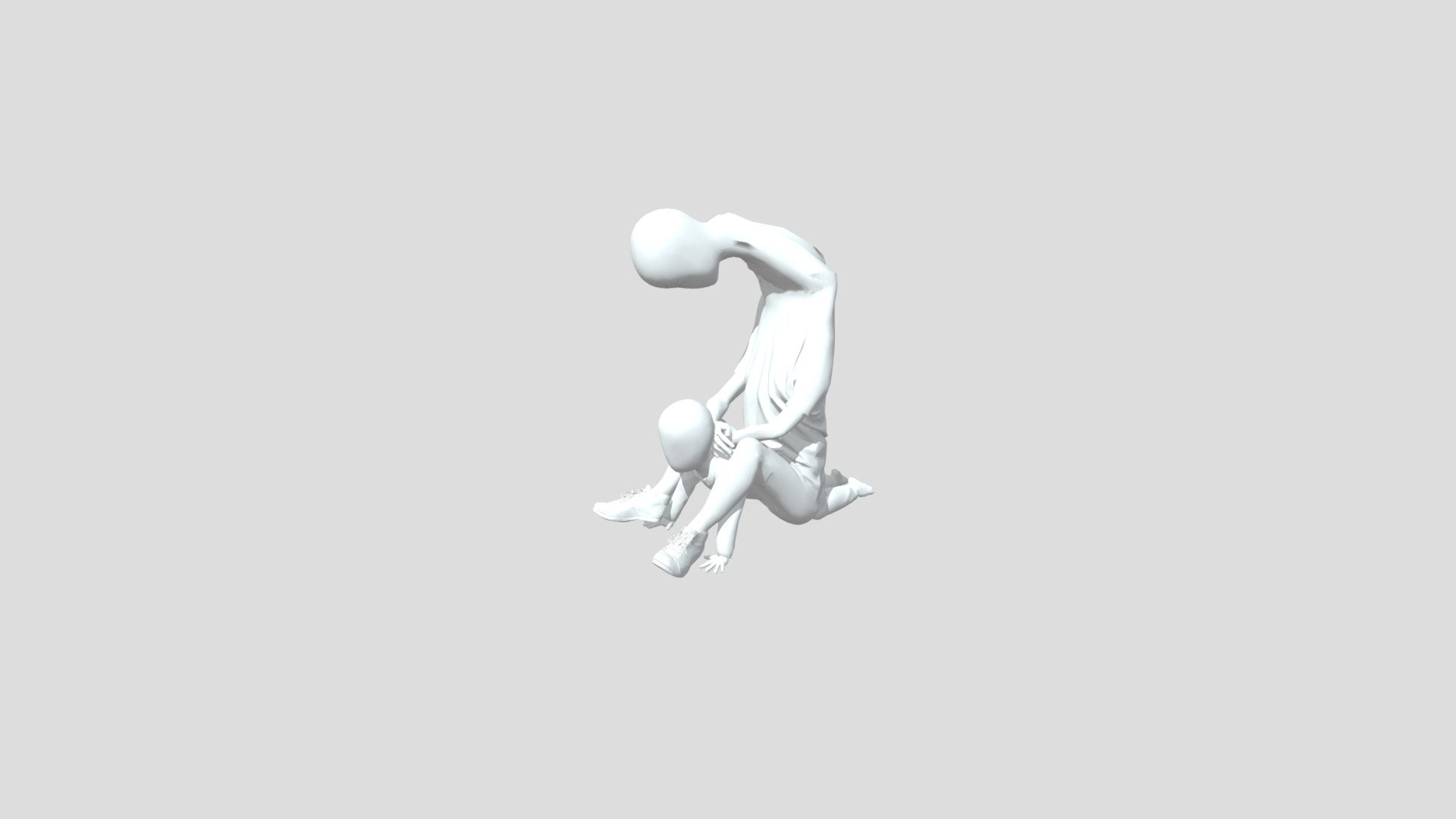 Sad Boy on a ride - 3D model by Patricia Rohrbacher (@patiii) [cedbd0c ...