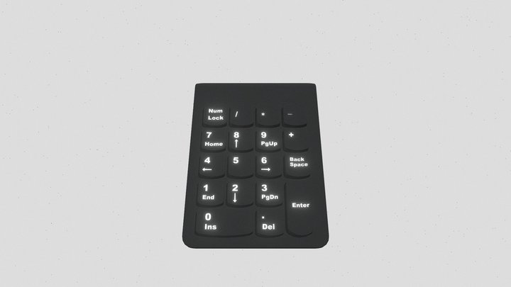 Number-lock 3D models - Sketchfab