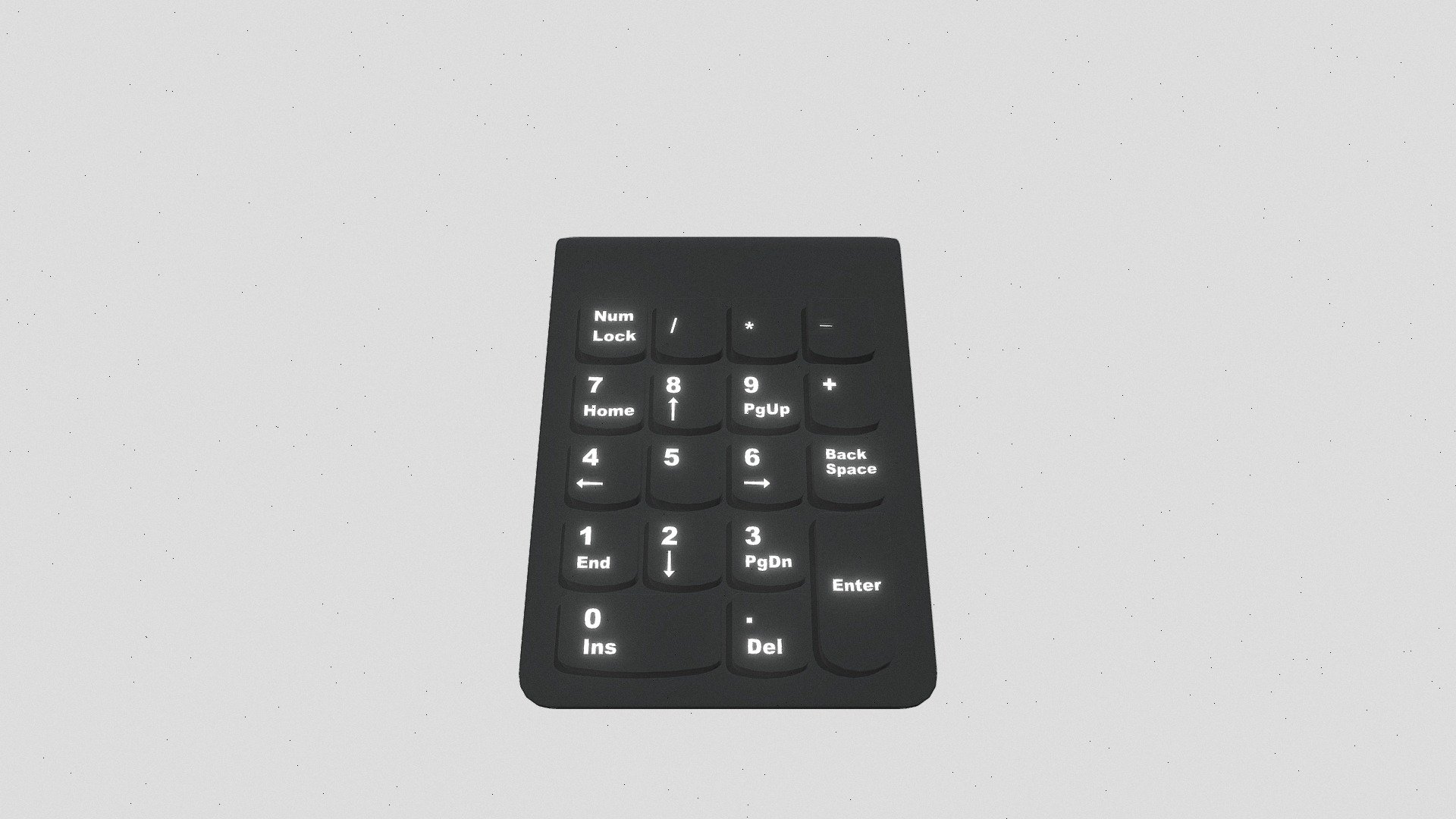Numpad - Download Free 3D model by Yuriwatt [cedbec5] - Sketchfab