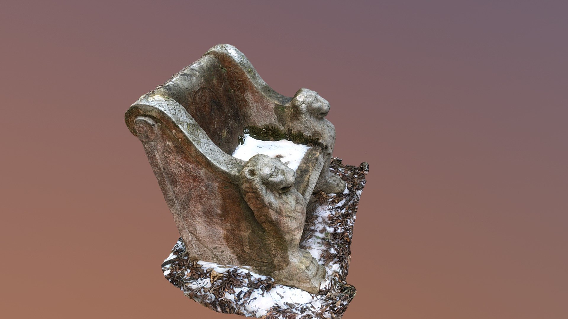 Stone Chair - Jennings - 3D model by Bennington3D [cedefa4] - Sketchfab